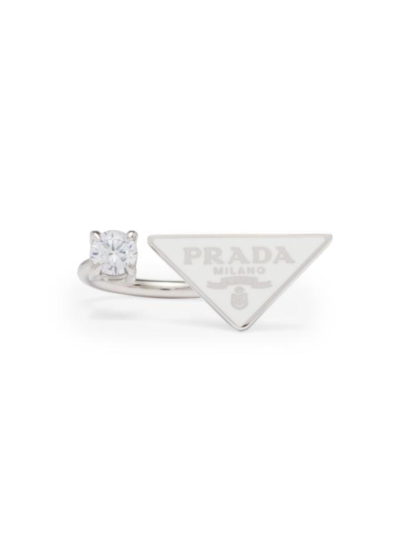 購買 Prada - Prada Symbole Ring | Saks Fifth Avenue 台灣