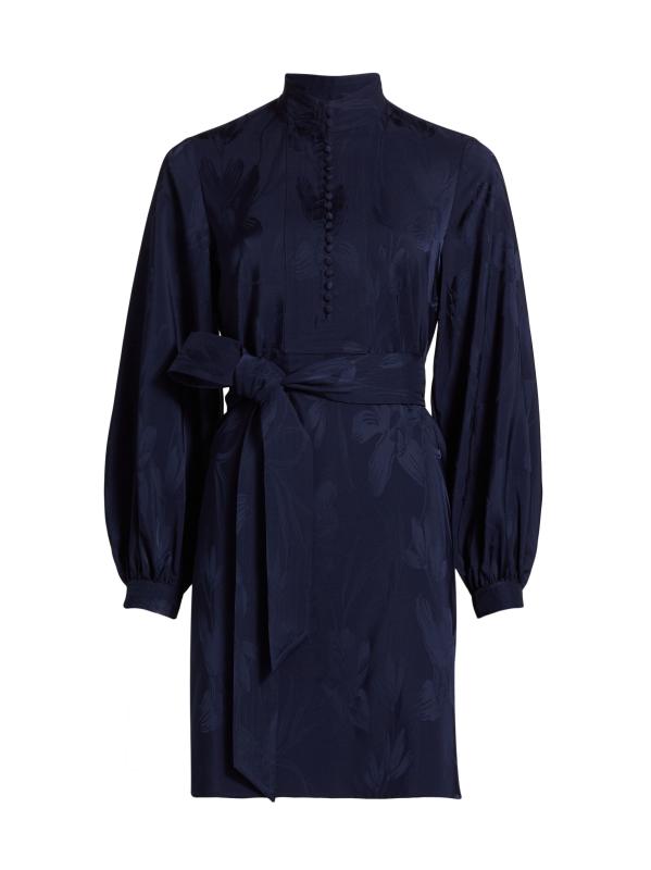 Figue - イジー・フローラル・ジャカード・タイウエスト・ミニドレス をオンライン購入 | サックス・フィフス・アベニュー日本公式サイト