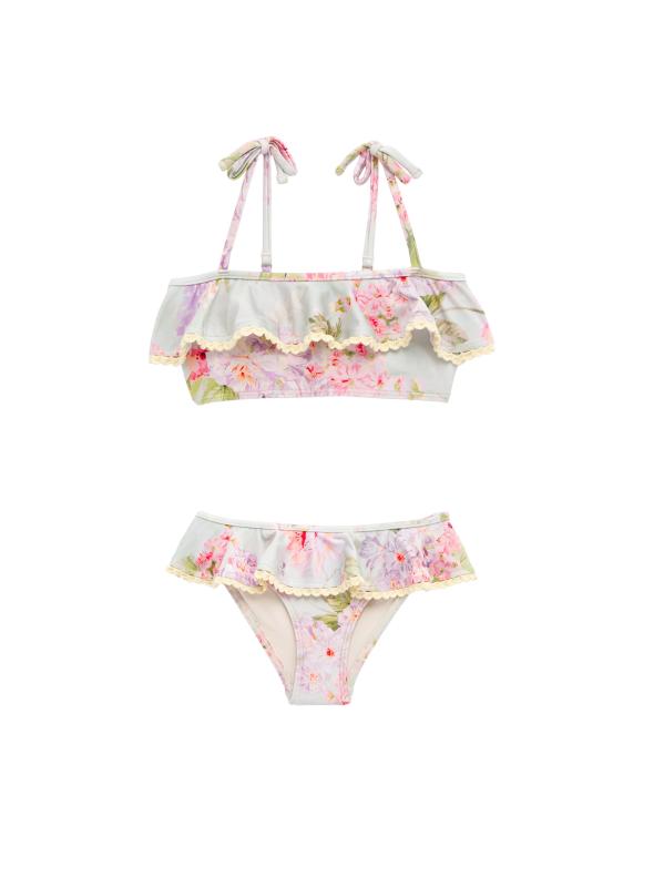 Shop Zimmermann - Little Girl's & Girl's Halliday Frill Bikini Set ...