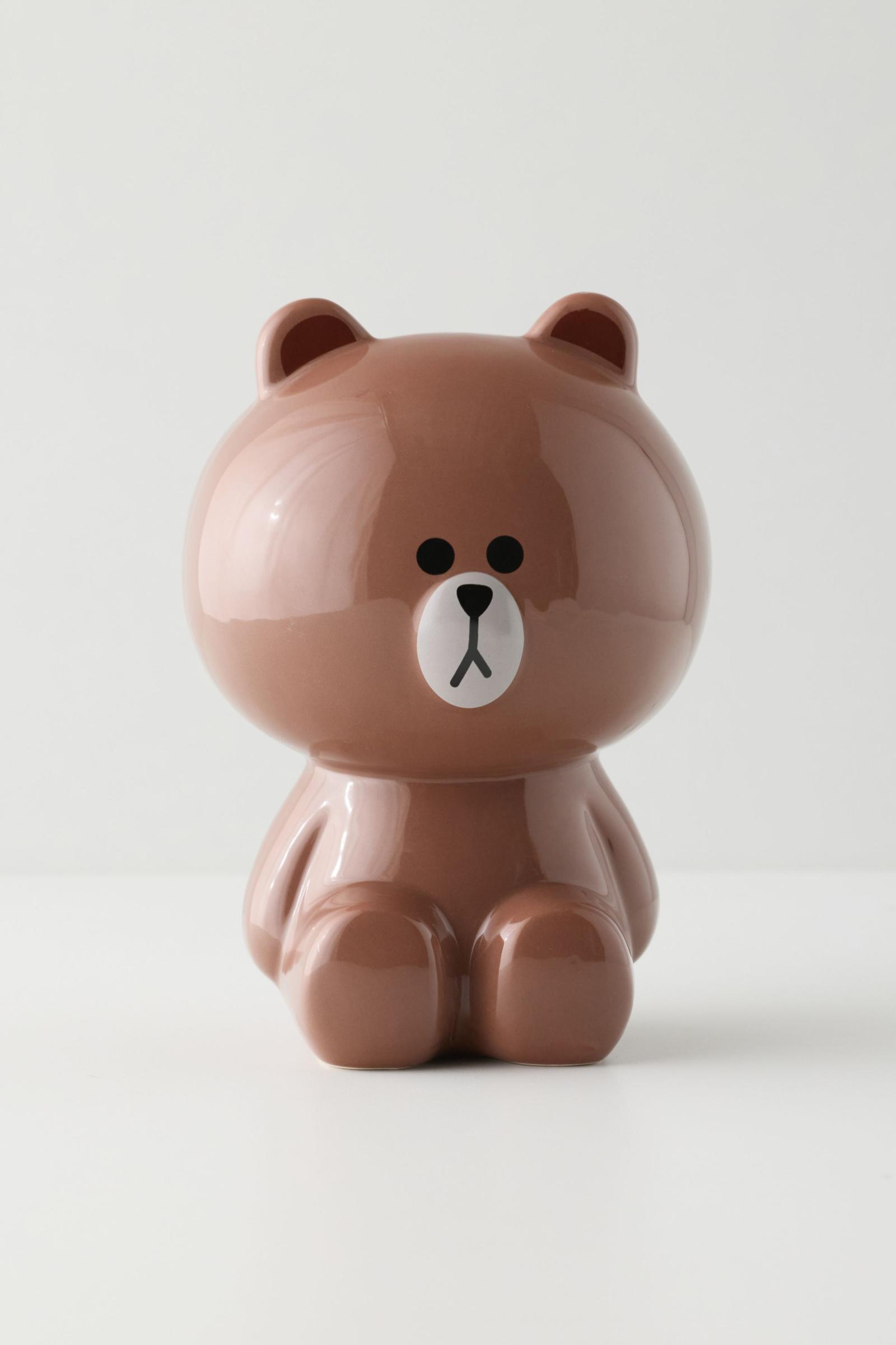 Line Friends Brown Figure Coin Bank | Urban Outfitters Singapore ...