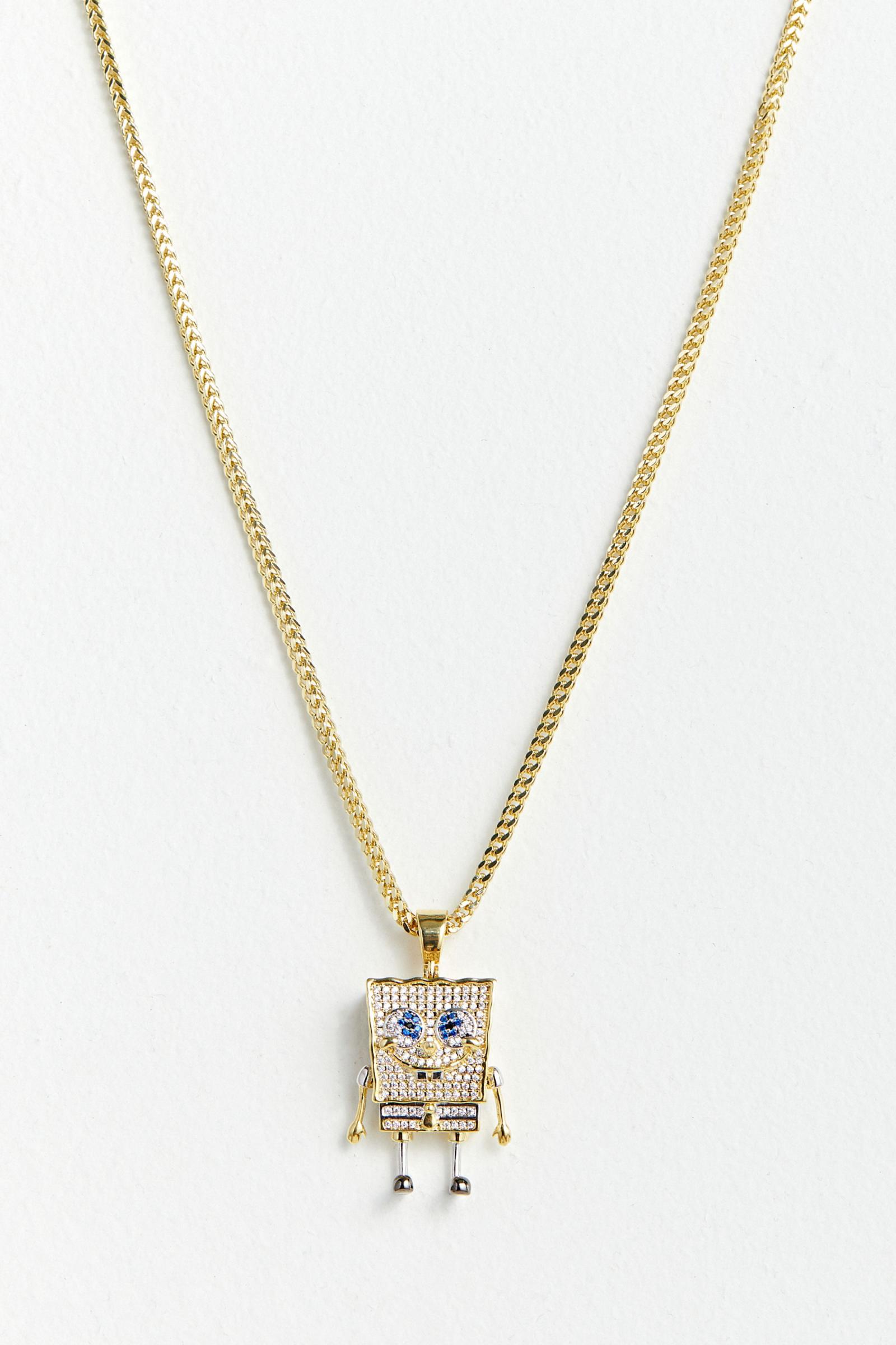 King Ice X SpongeBob SquarePants Necklace | Urban Outfitters Korea ...