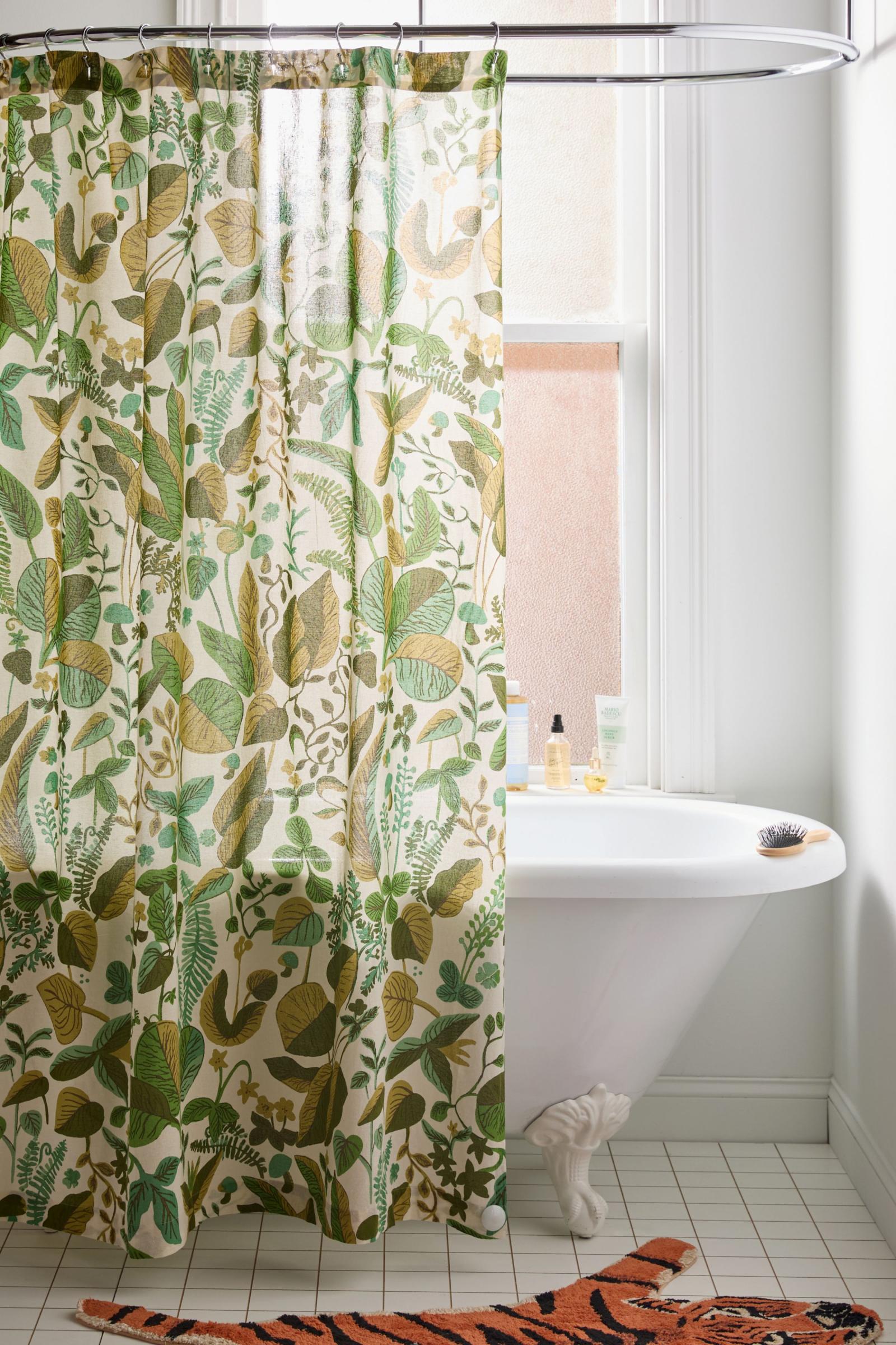 Ivy Tropical Greenery Shower Curtain Urban Outfitters Japan Clothing Music Home Accessories