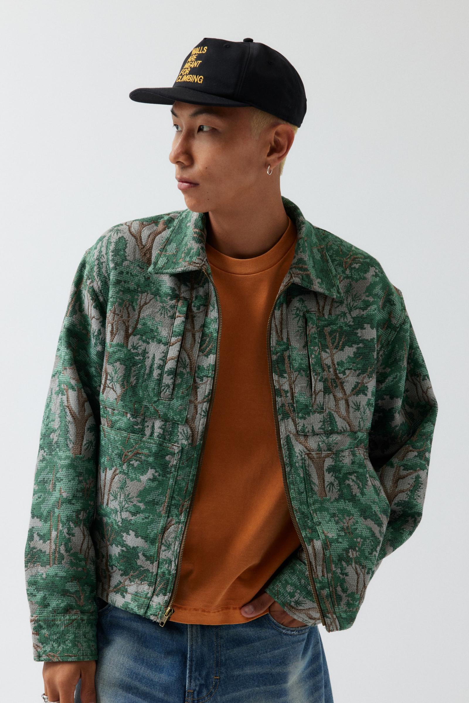 BDG Jacquard Camo Jacket | Urban Outfitters Australia - Clothing, Music ...