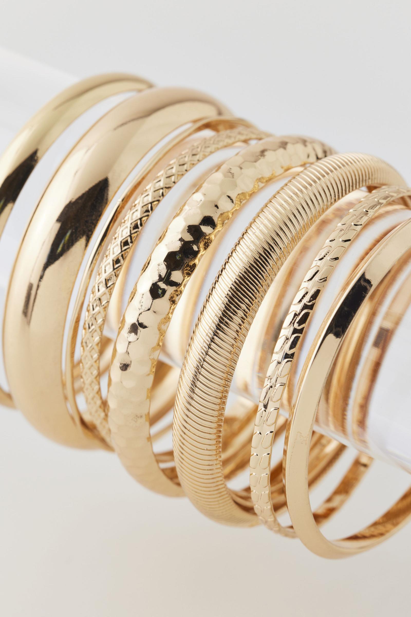 Textured Bangle Bracelet Set | Urban Outfitters Singapore - Clothing ...