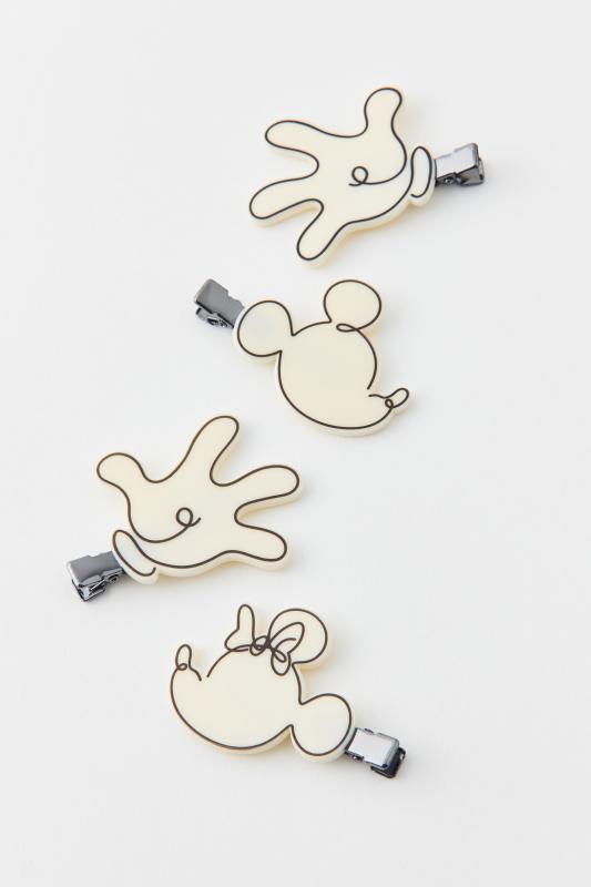 KITSCH X Mickey Mouse Crease-Free Hair Clip Set | Urban Outfitters Hong ...
