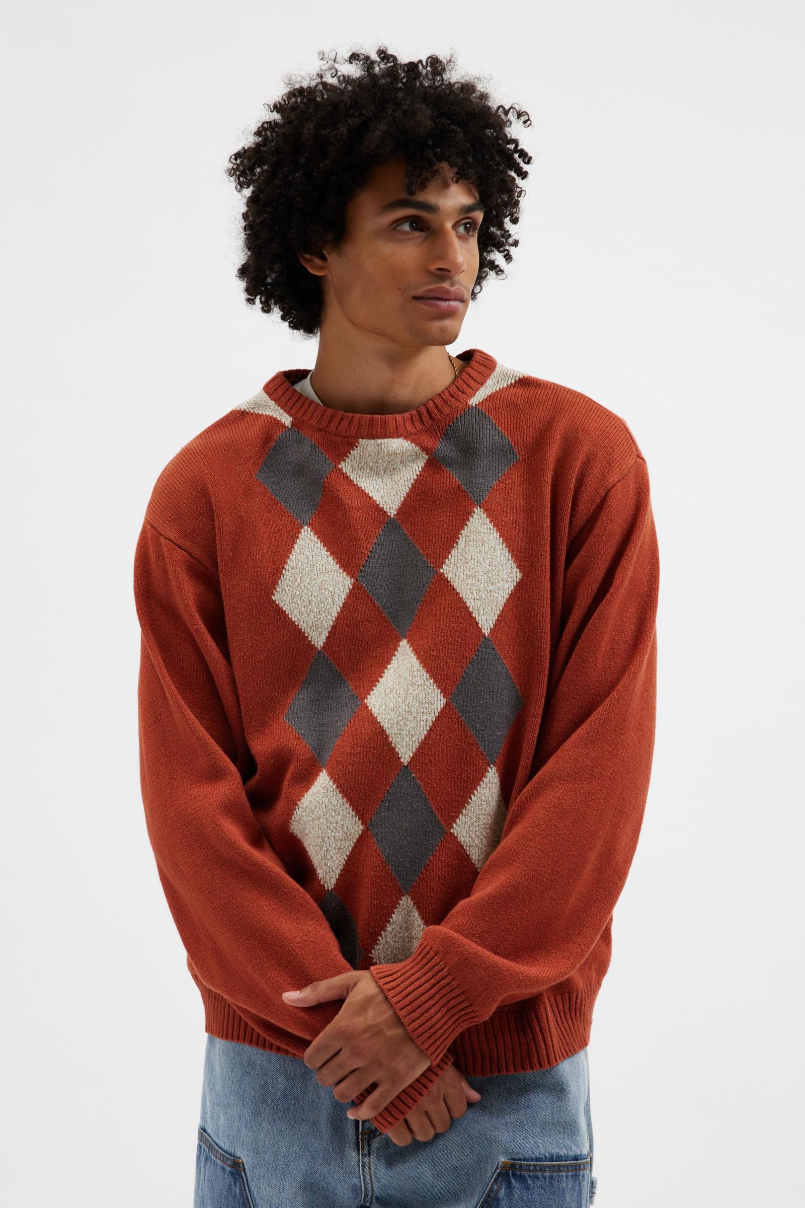 Urban Renewal Vintage Argyle Sweater | Urban Outfitters Hong Kong ...
