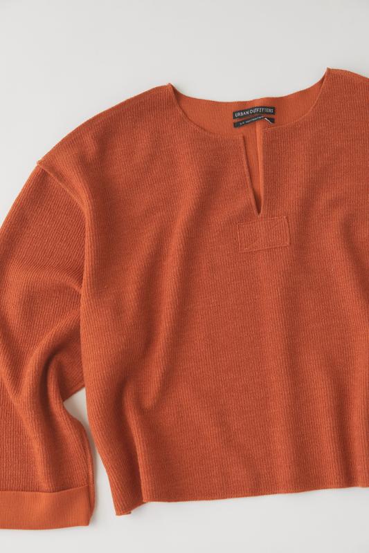 UO Jax Inside Out Notch Neck Top | Urban Outfitters Korea - Clothing ...