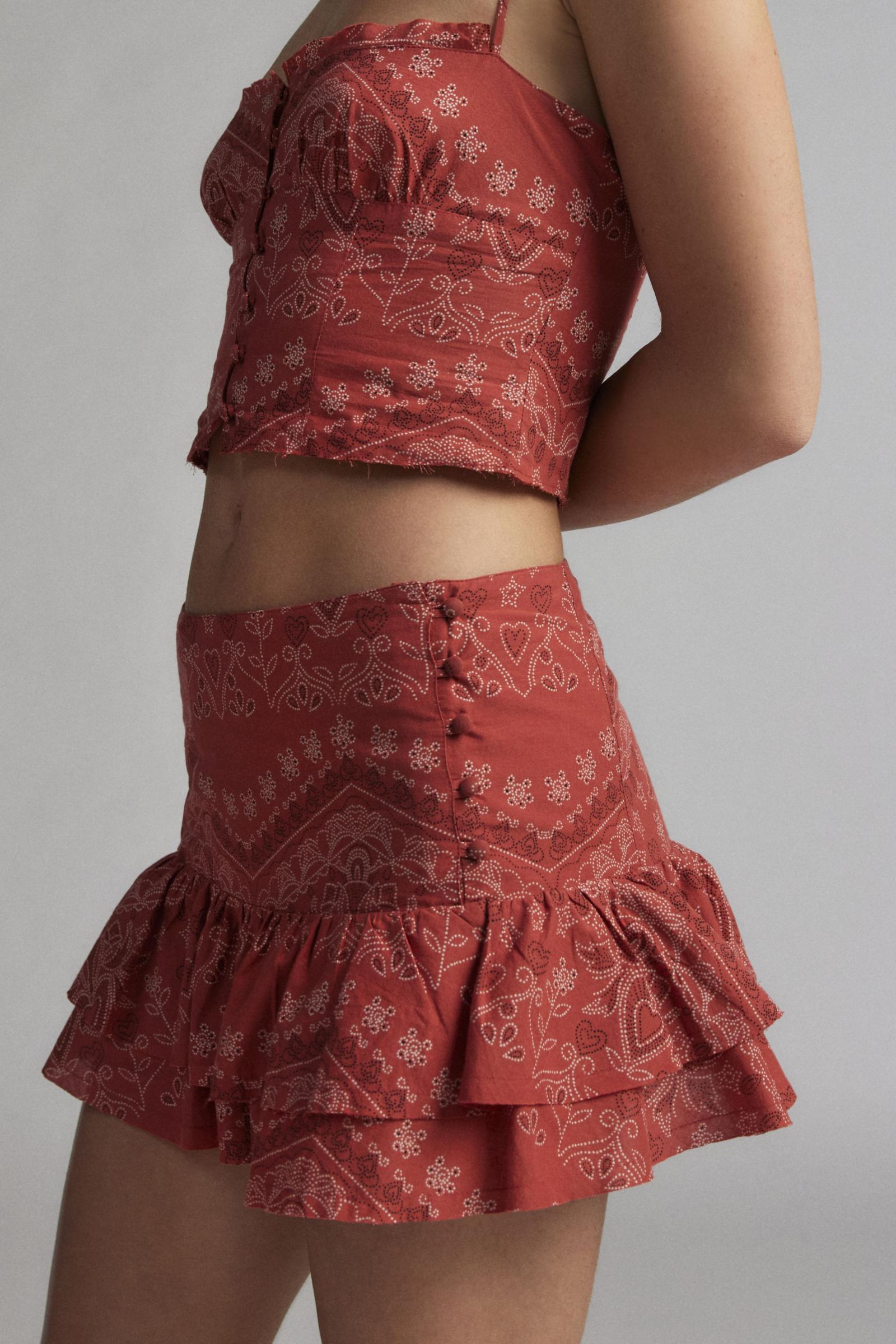 Kimchi Blue Eloise Crop Top & Mini Skirt Set | Urban Outfitters Japan ...