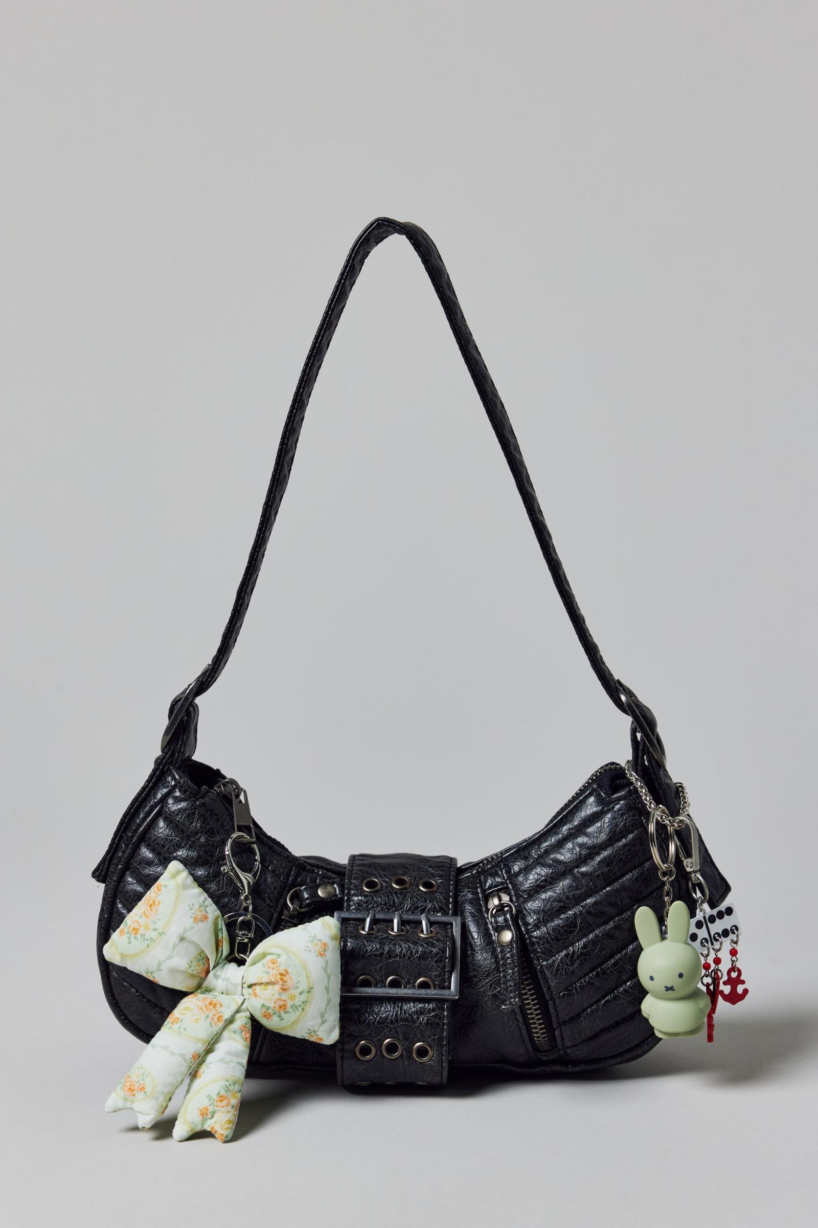 Silence + Noise Riveted Strap Faux Leather Moto Bag | Urban Outfitters ...