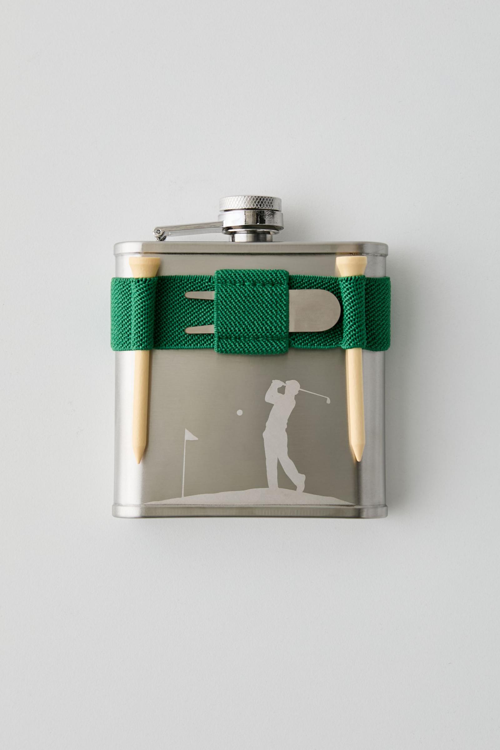 Stainless Steel Golf Flask & Tee Set | Urban Outfitters Japan ...