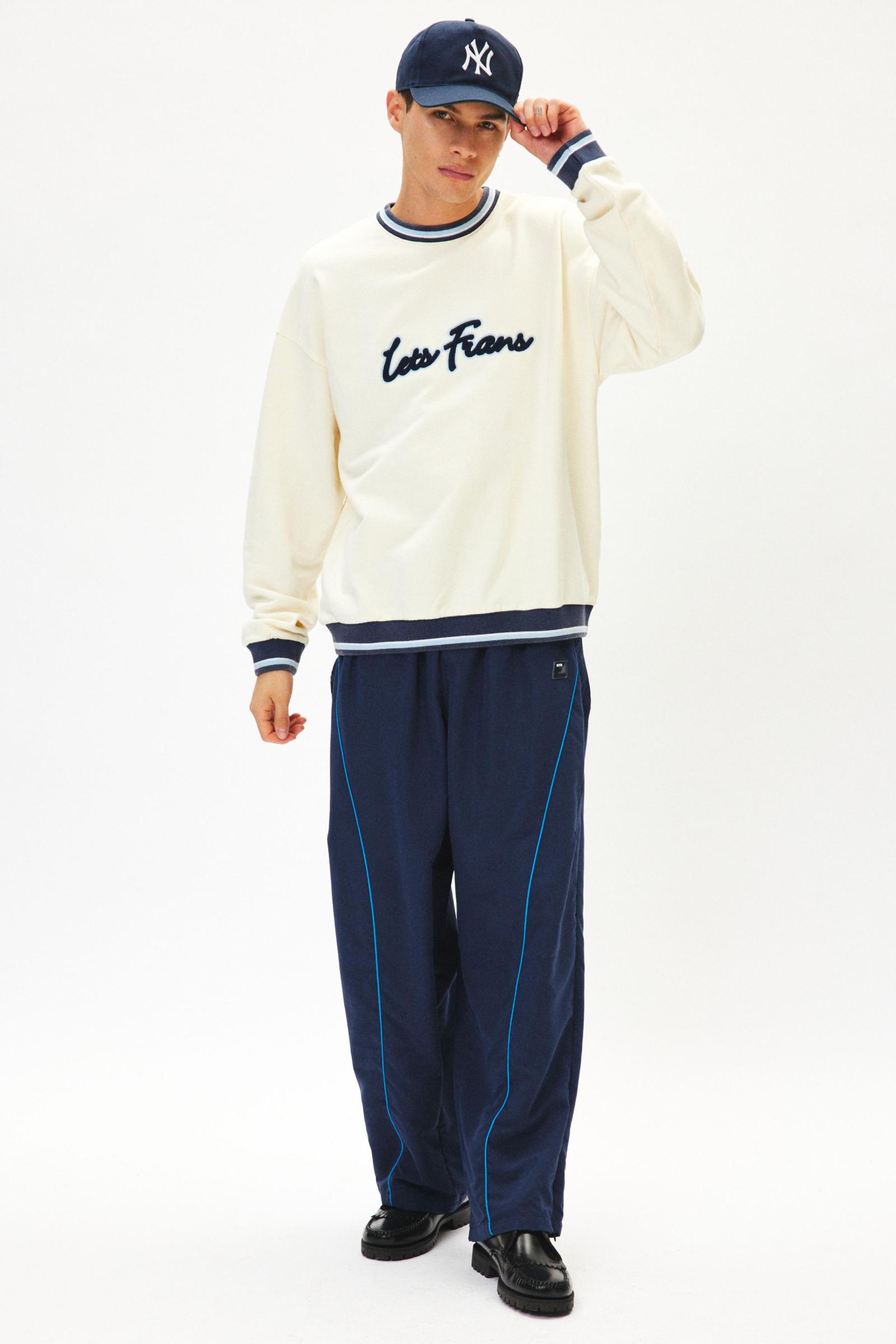 iets frans… Logo Script Tipped Crew Neck Sweatshirt | Urban Outfitters ...