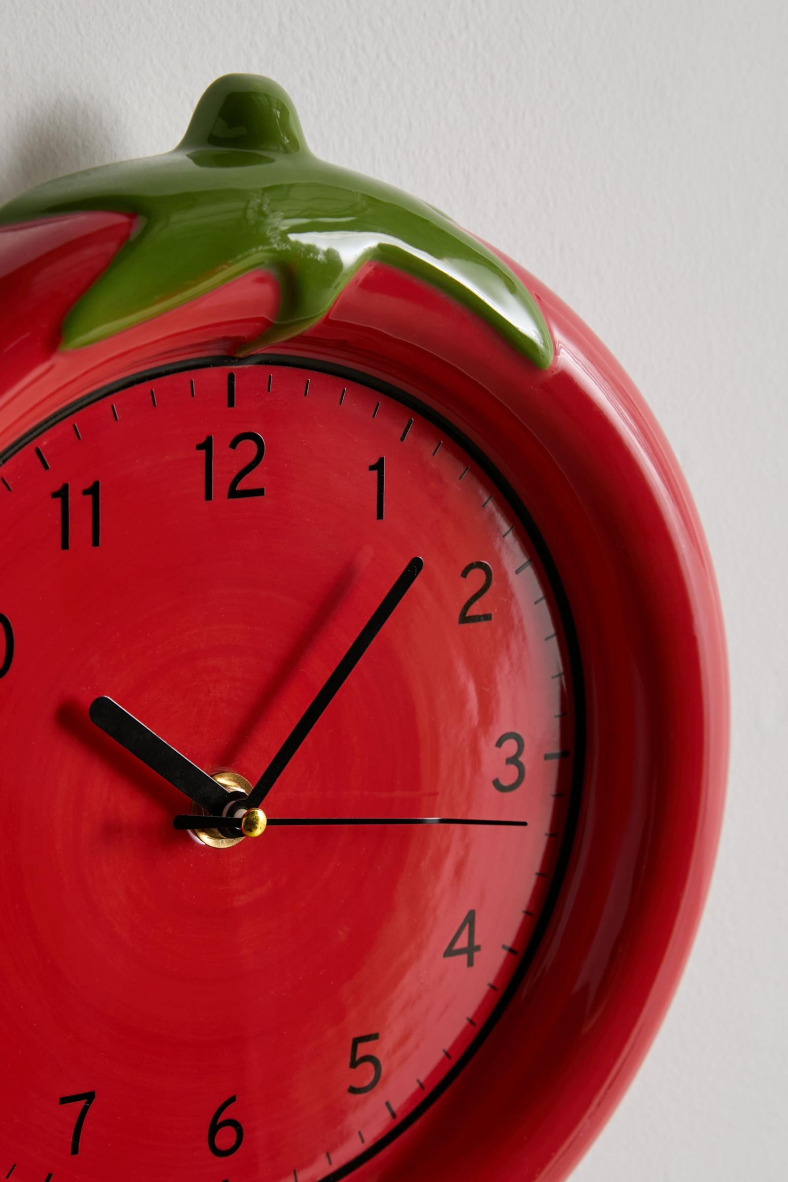 Tomato Wall Clock | Urban Outfitters Australia - Clothing, Music, Home & Accessories