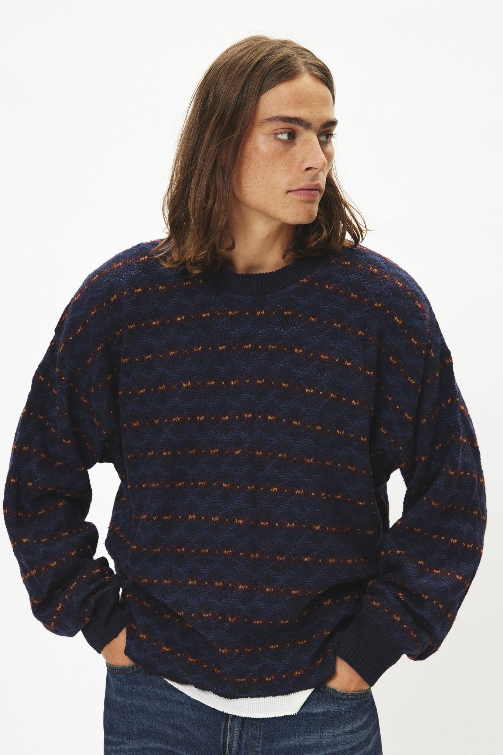 Urban Renewal Remade Patterned Boxy Cropped Crew Neck Sweater | Urban ...