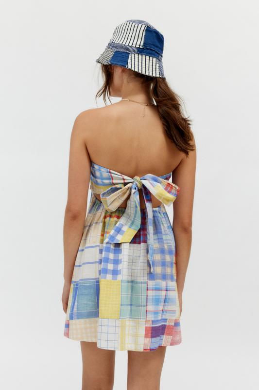 BDG Juliana Smocked Tie-Back Mini Dress | Urban Outfitters Mexico ...
