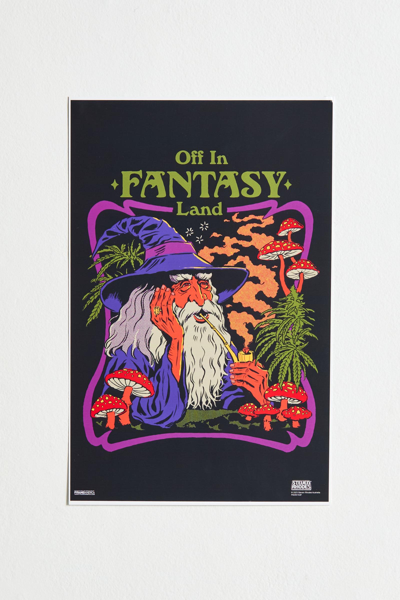 Steven Rhodes Fantasy Land Poster | Urban Outfitters Japan - Clothing ...