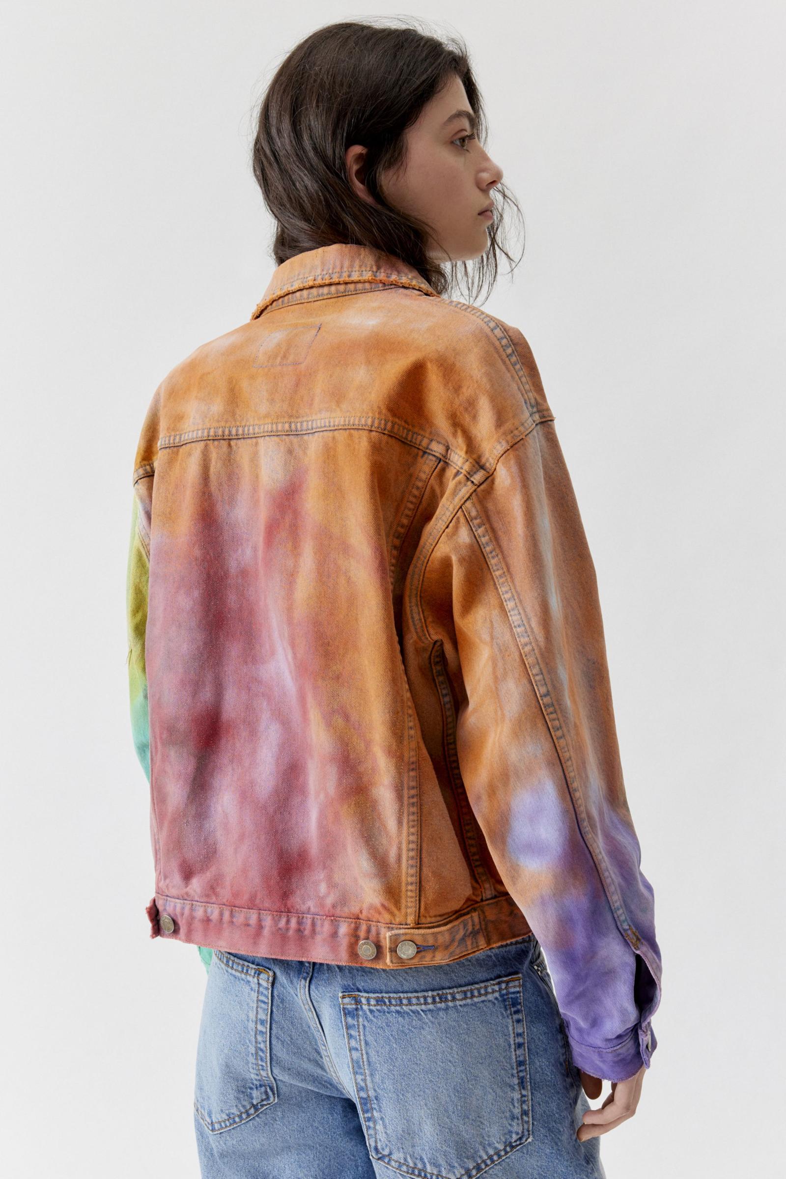 Urban Renewal Remade Rainbow Dye Denim Jacket | Urban Outfitters Korea ...