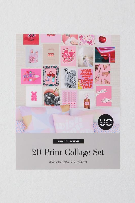 Pink Art Print Collage Kit | Urban Outfitters Australia - Clothing ...
