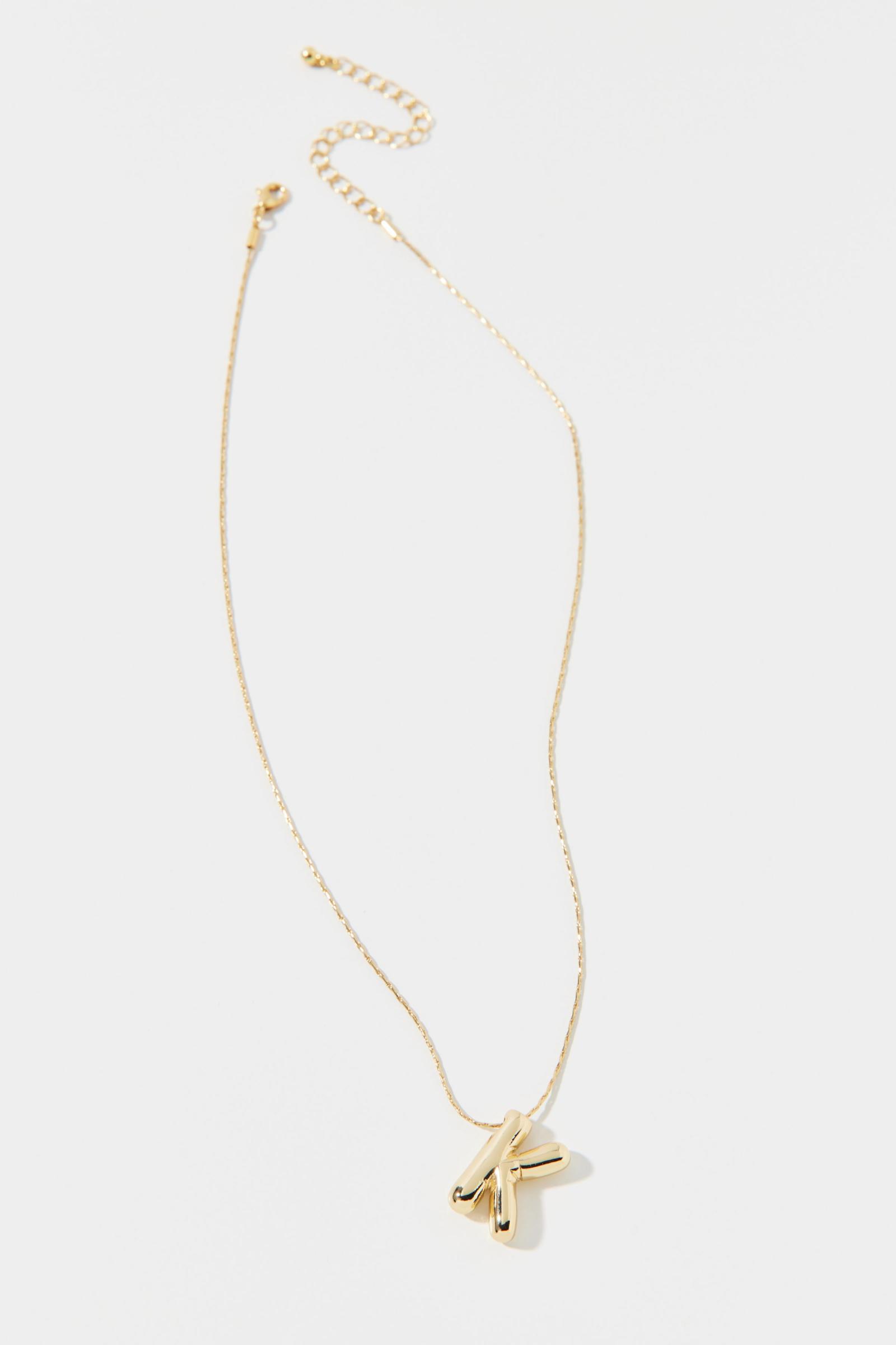 Urban outfitters initial necklace store