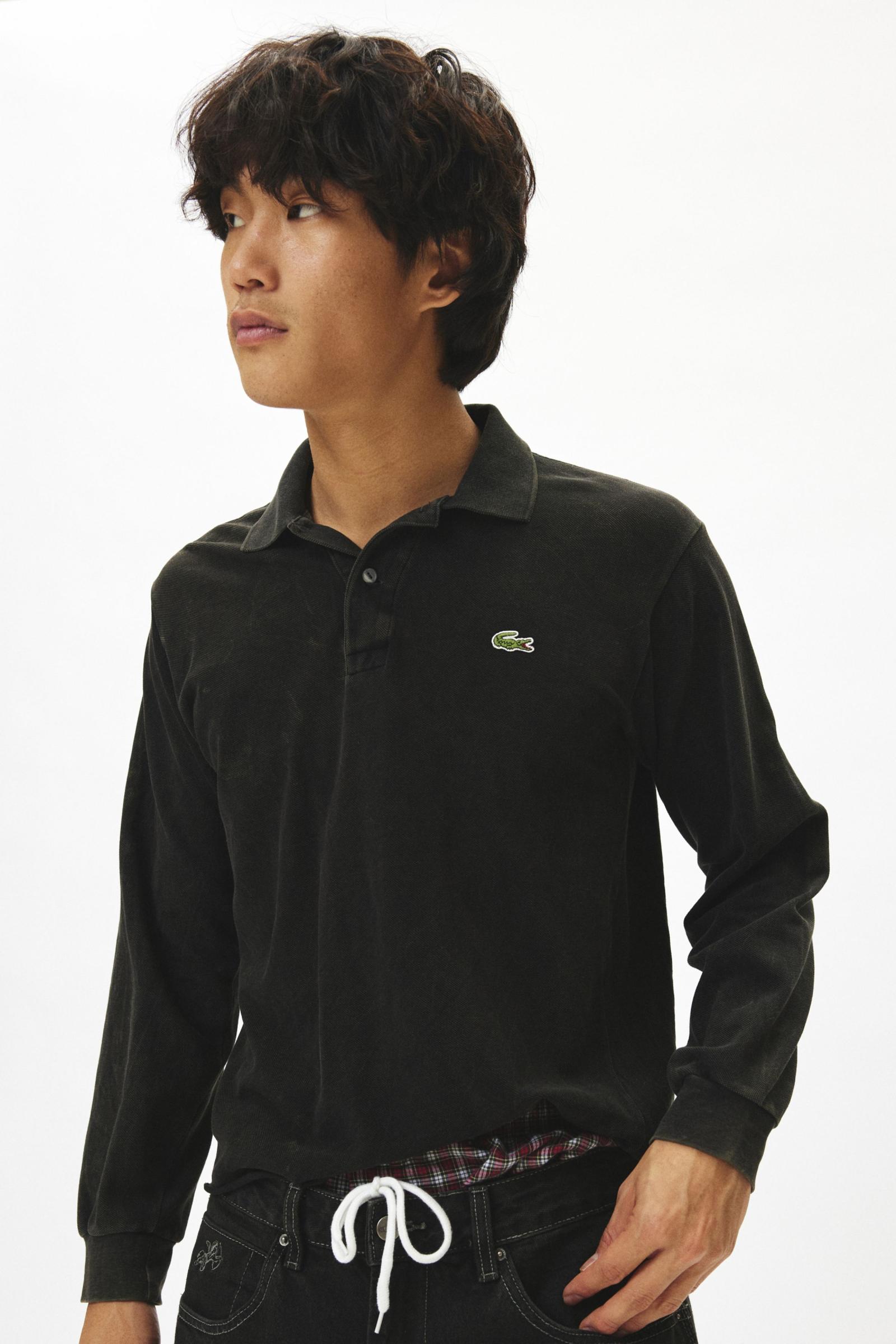 Urban Renewal Remade Acid Wash Cropped Polo Tee | Urban Outfitters ...