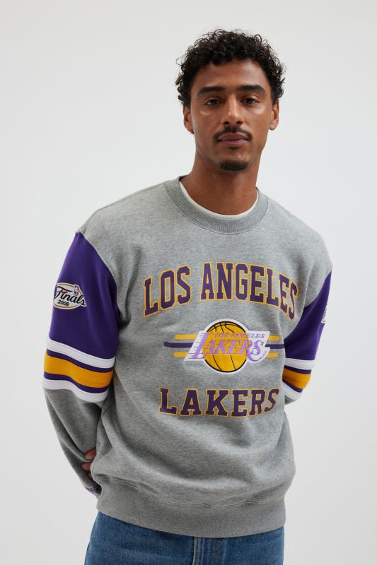 Mitchell & Ness Los Angeles Lakers NBA 4.0 Crew Neck Sweatshirt | Urban ...