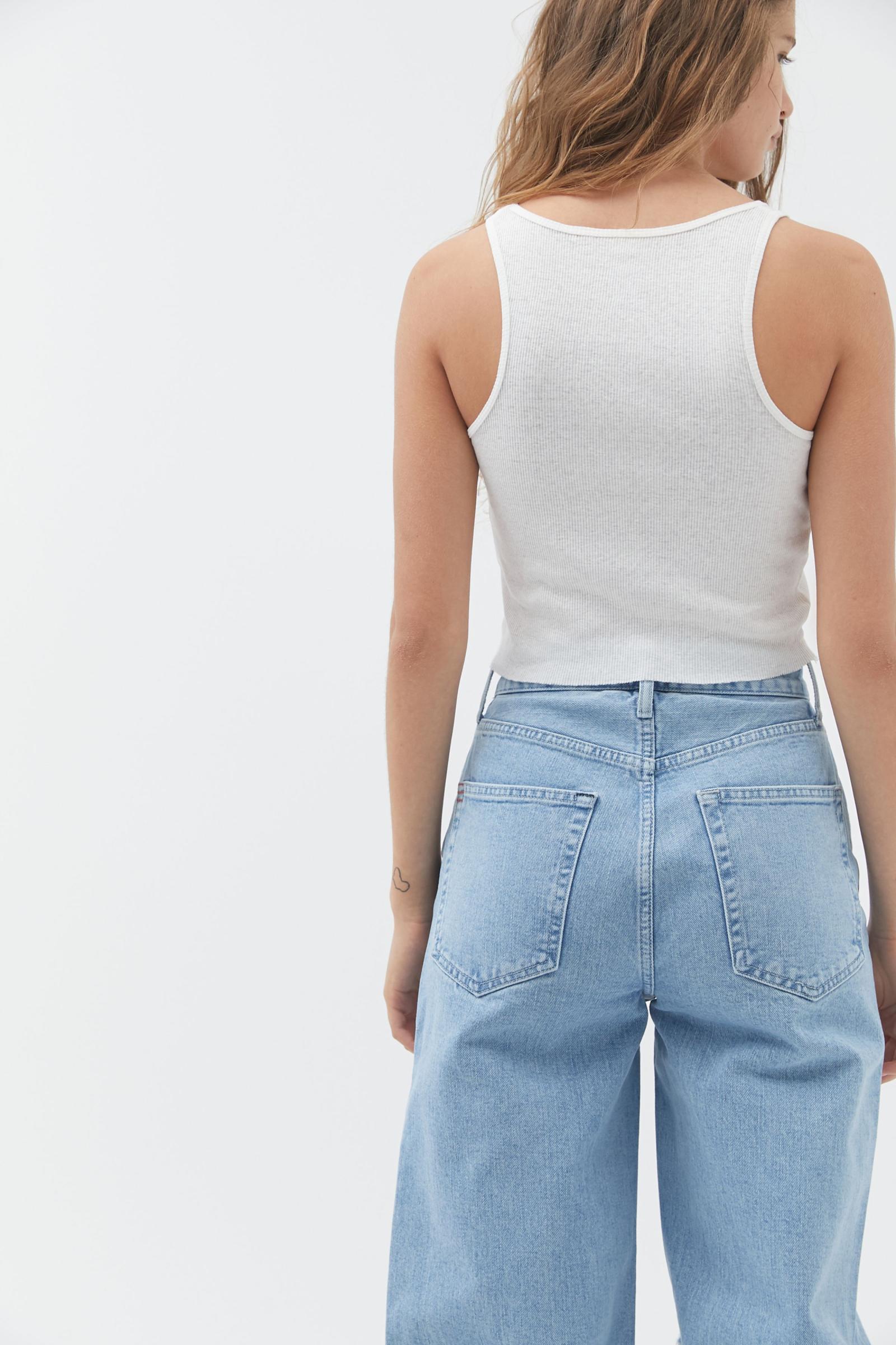 Uo Godfather Cutoff Cropped Tank Top Urban Outfitters Singapore