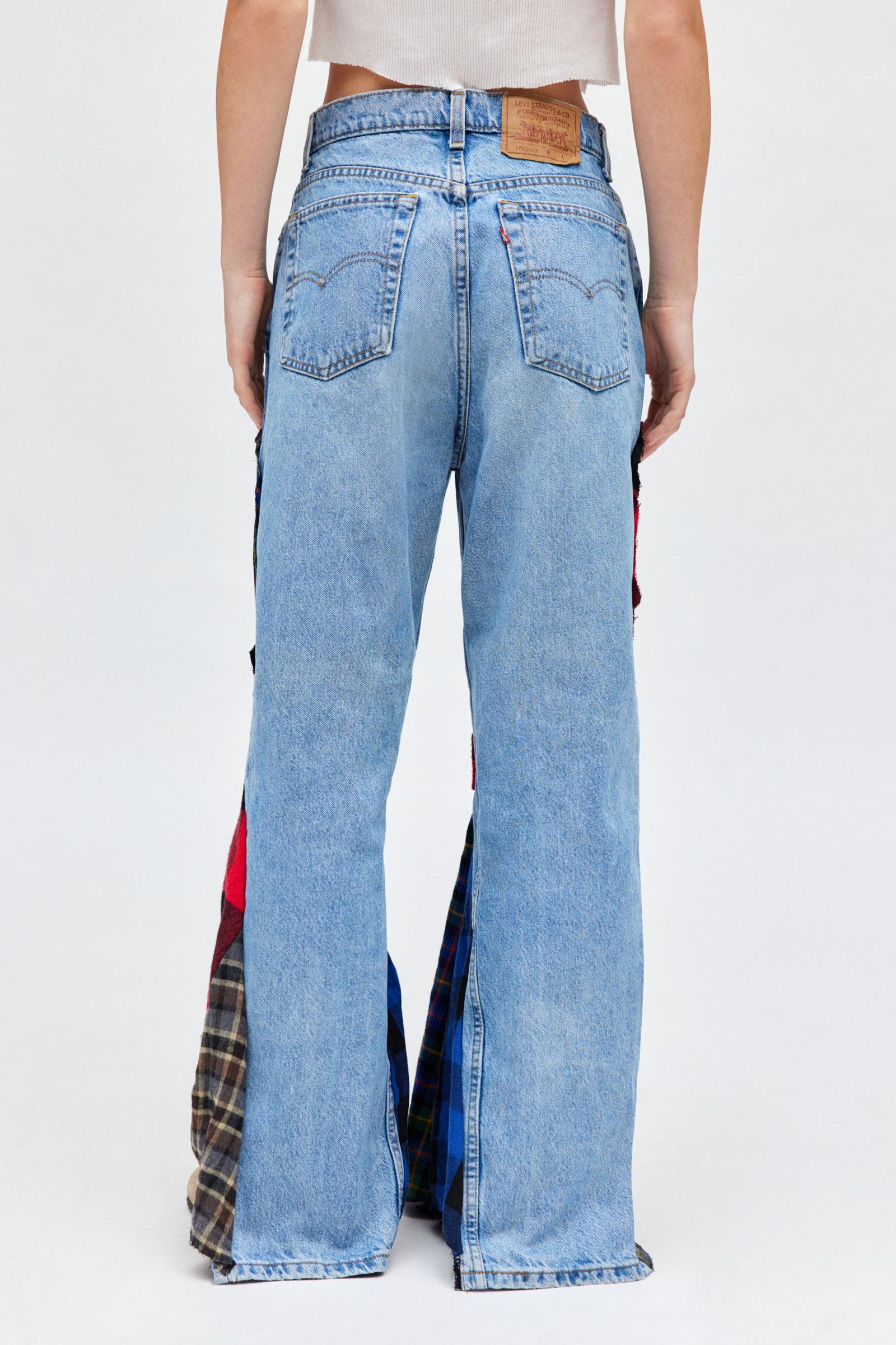 Urban Renewal Remade Drippy Flannel Jean | Urban Outfitters Hong Kong ...
