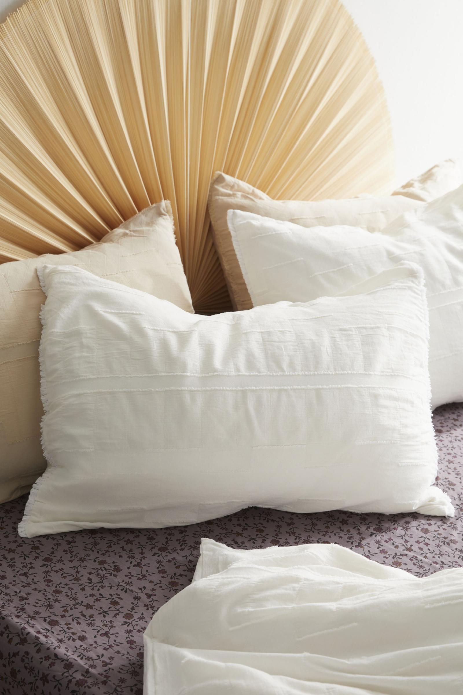 Sophia Raw Edge Sham Set | Urban Outfitters Korea - Clothing, Music ...