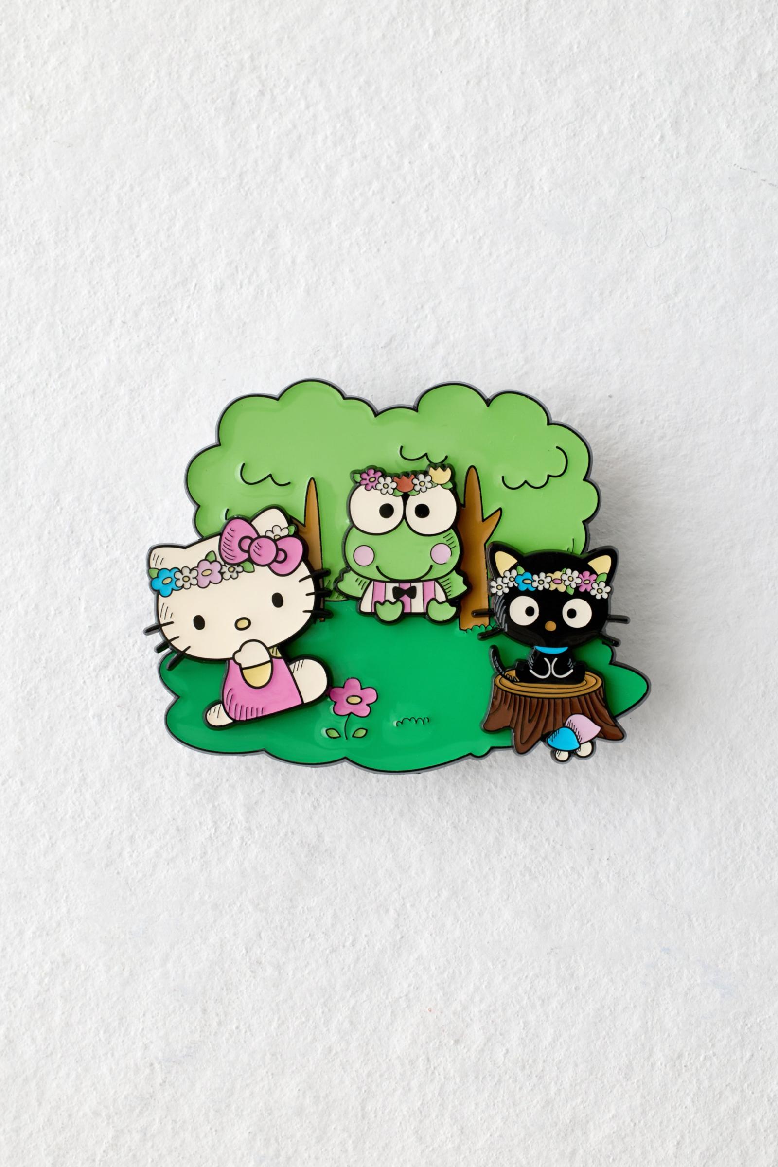 Hello Kitty Tree Enamel Pin Set | Urban Outfitters Japan - Clothing ...