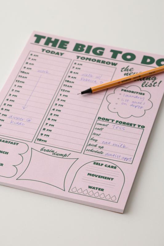 Sunthing Studio The Big To Do Daily Notepad | Urban Outfitters ...