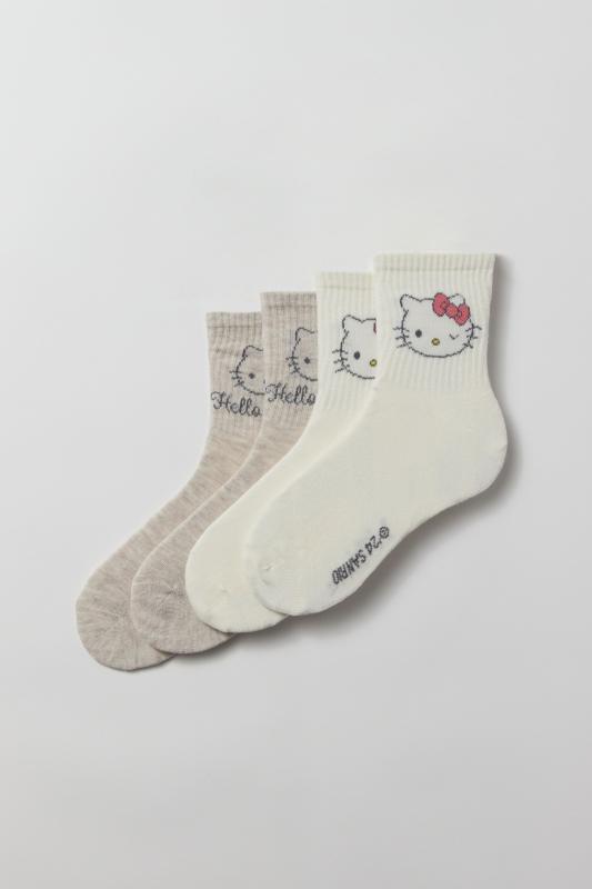 Hello Kitty Quarter Sock 2-Pack | Urban Outfitters Hong Kong - Clothing ...