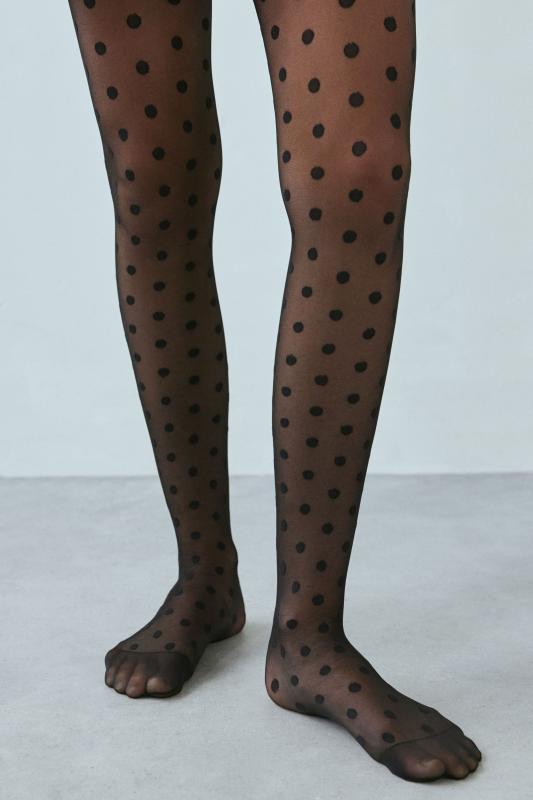 Sheer Polka Dot Tights | Urban Outfitters Korea - Clothing, Music, Home & Accessories