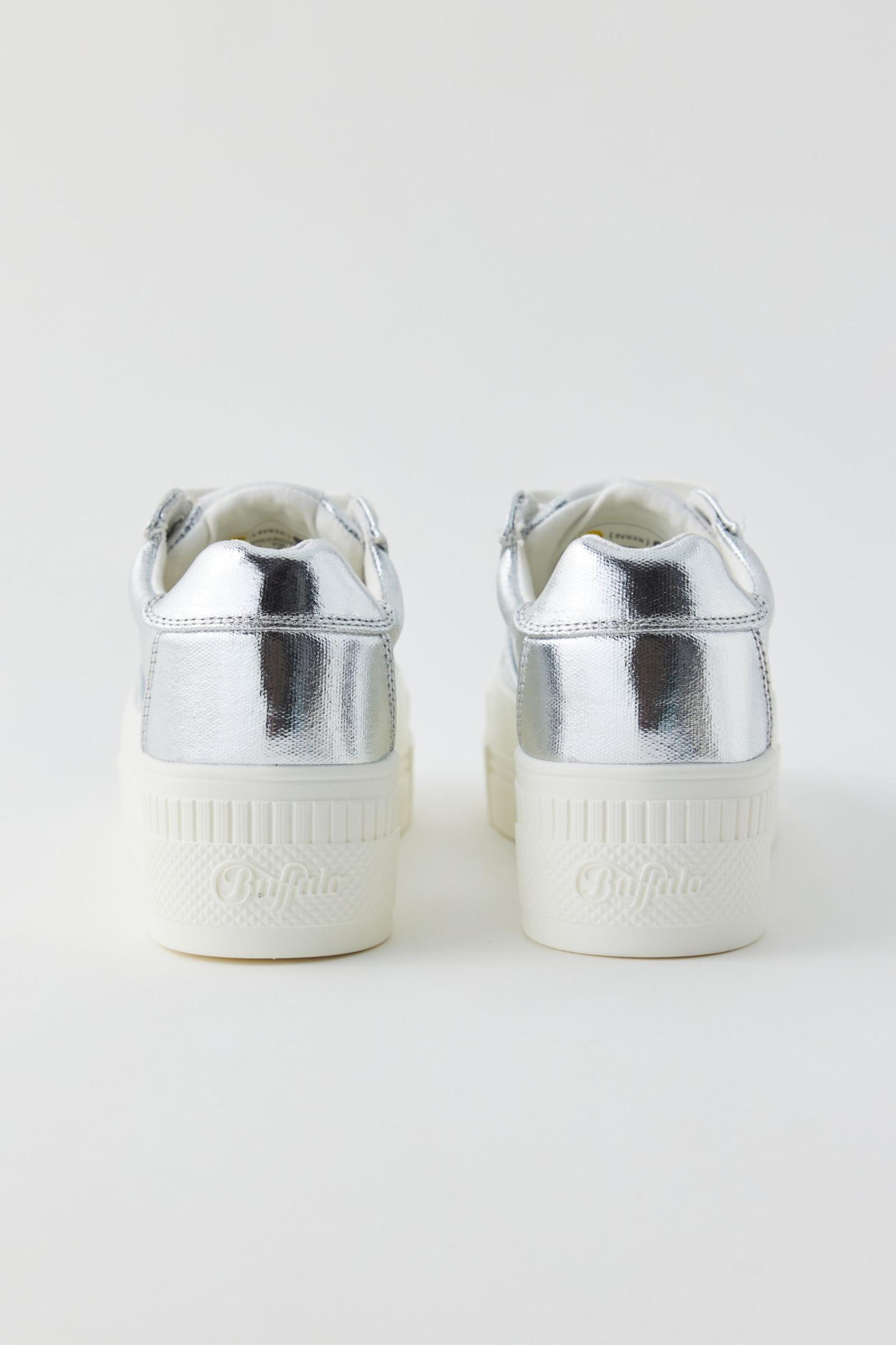 Buffalo Paired Glam Silver Platform Sneaker | Urban Outfitters Korea ...