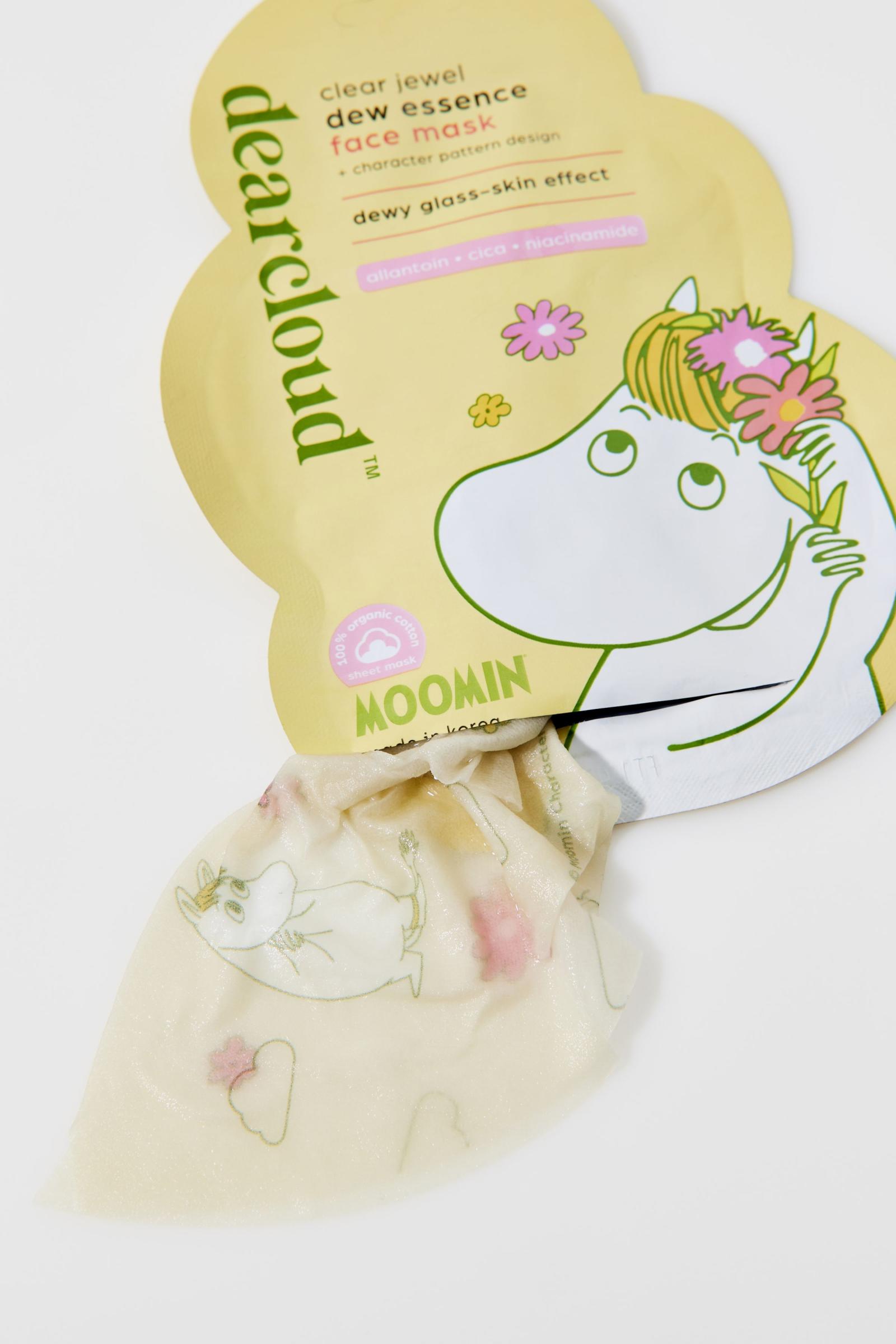 dearcloud X Moomin Clear Jewel Dew Essence Face Sheet Mask | Urban ...