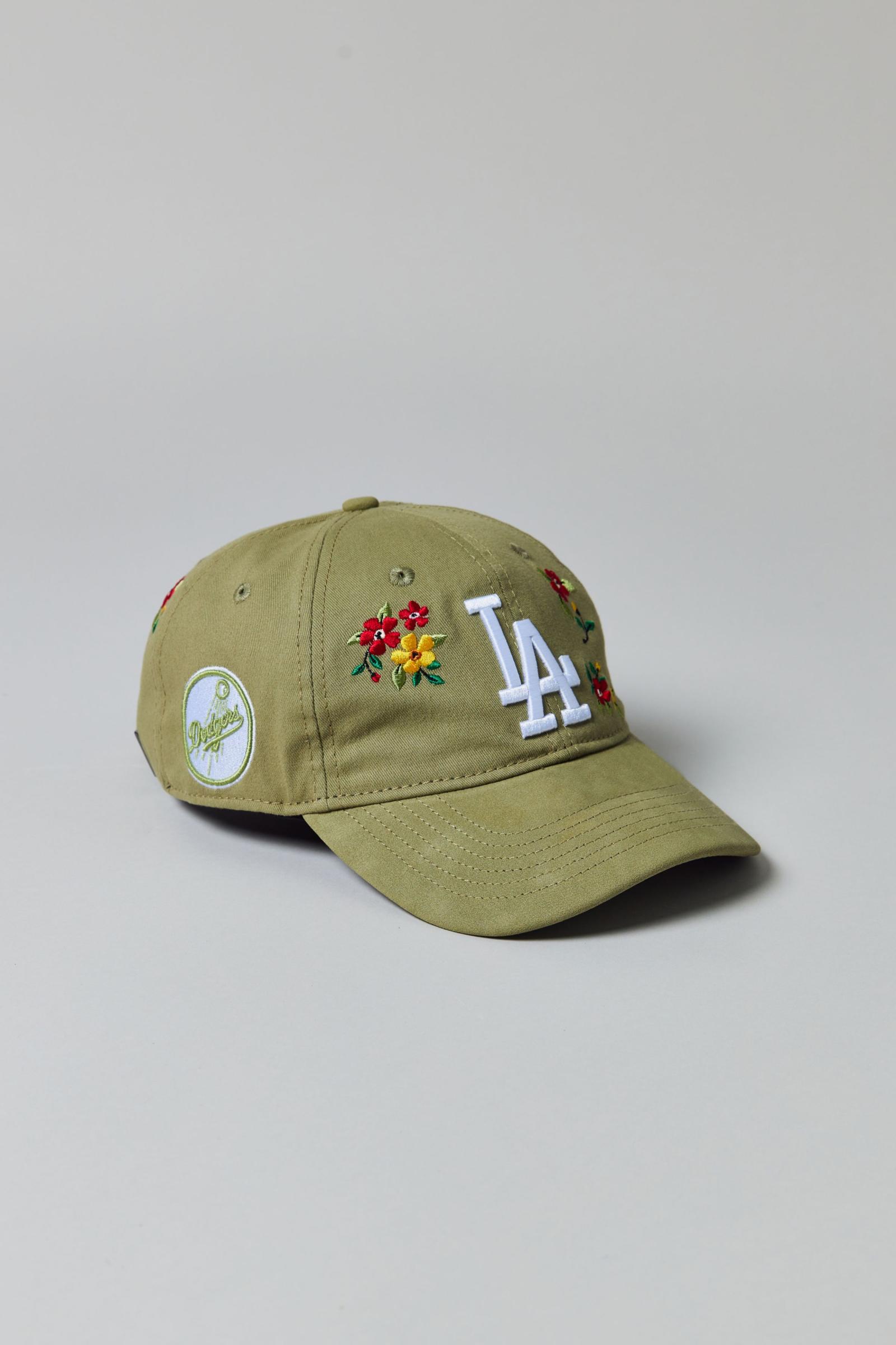 Pro Standard MLB Los Angeles Dodgers Floral Embroidered Baseball Hat ...