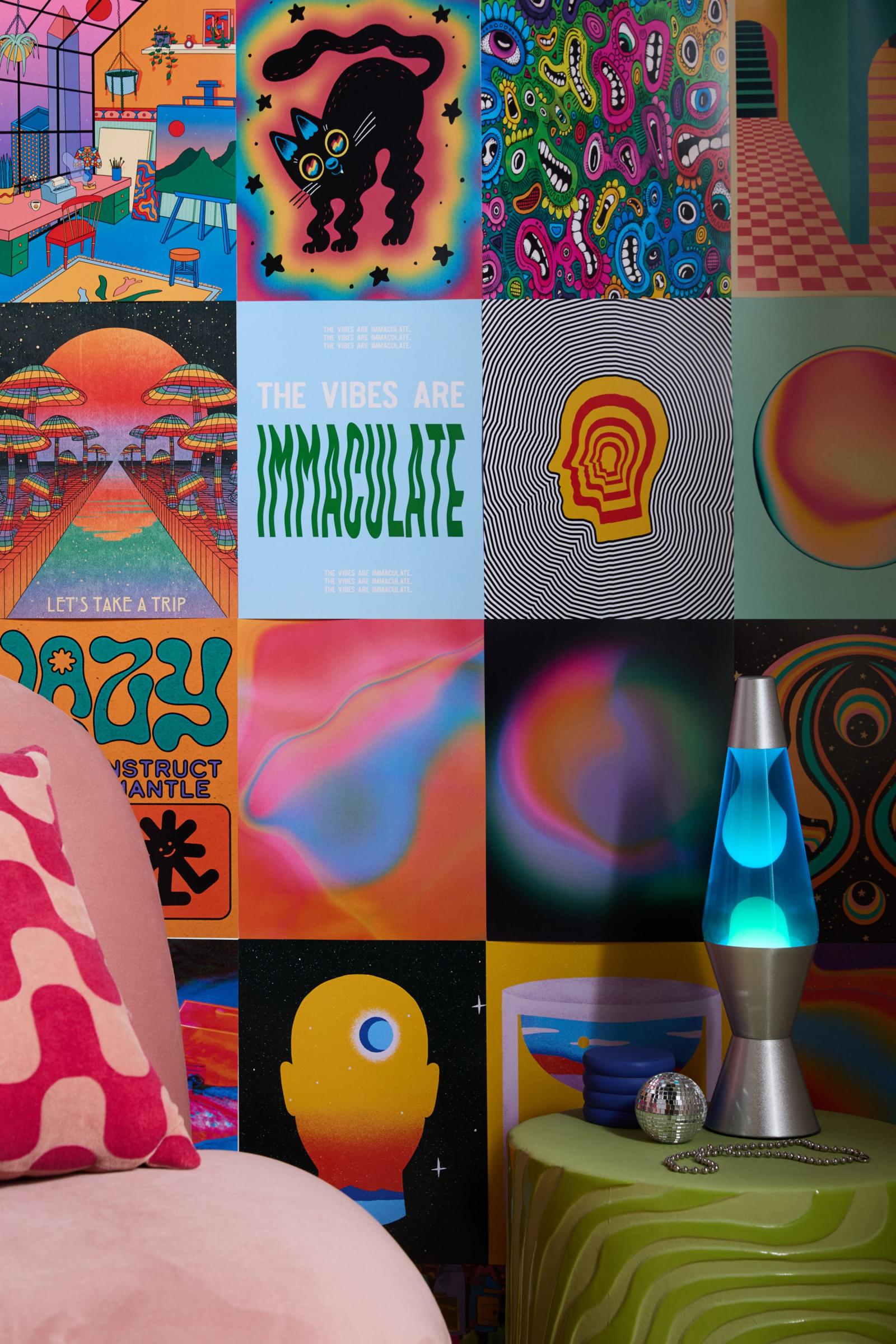 Trippy Art Print Collage Kit | Urban Outfitters Japan - Clothing, Music ...