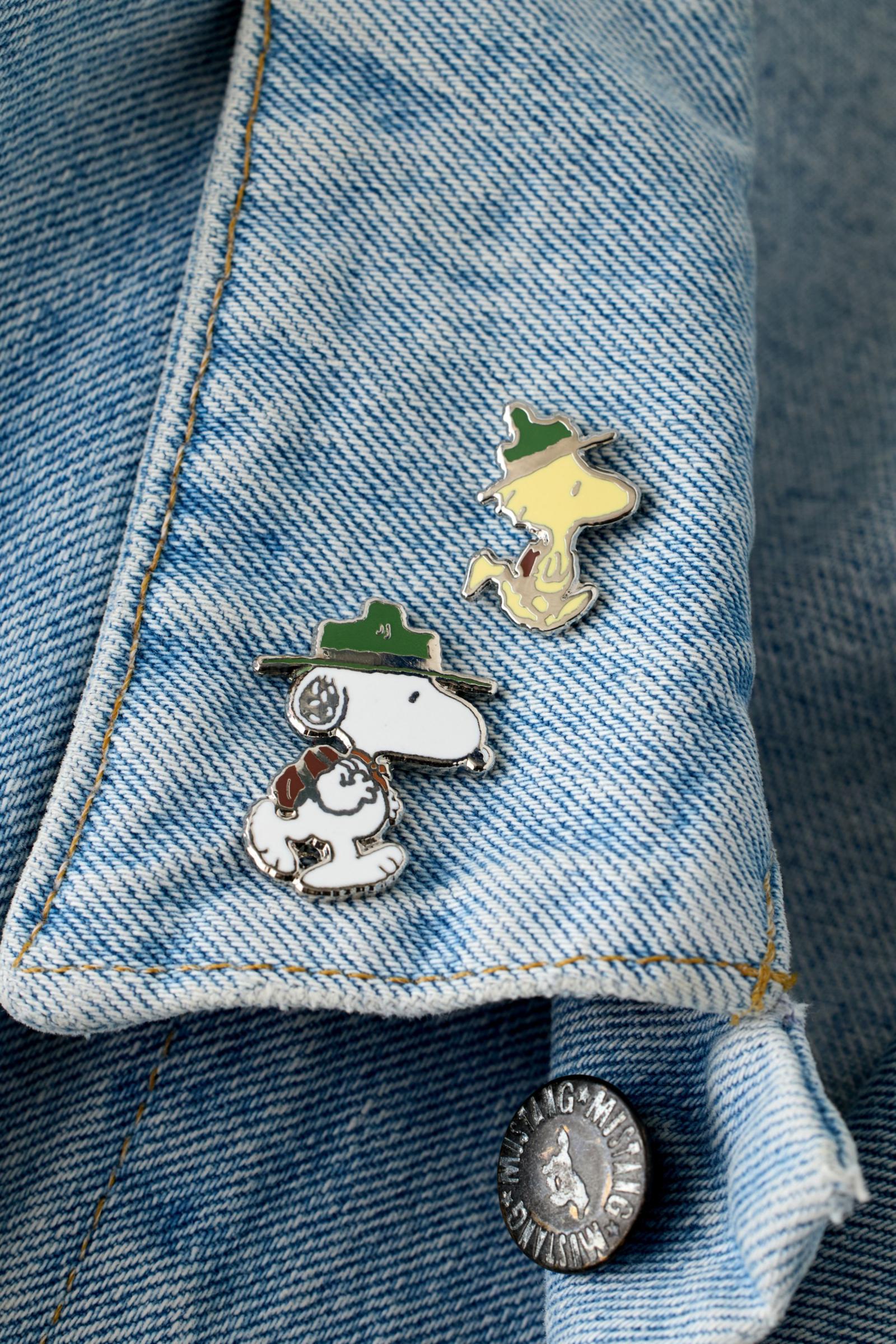 Pintrill Peanuts Snoopy & Woodstock Enamel Pin Set | Urban Outfitters ...