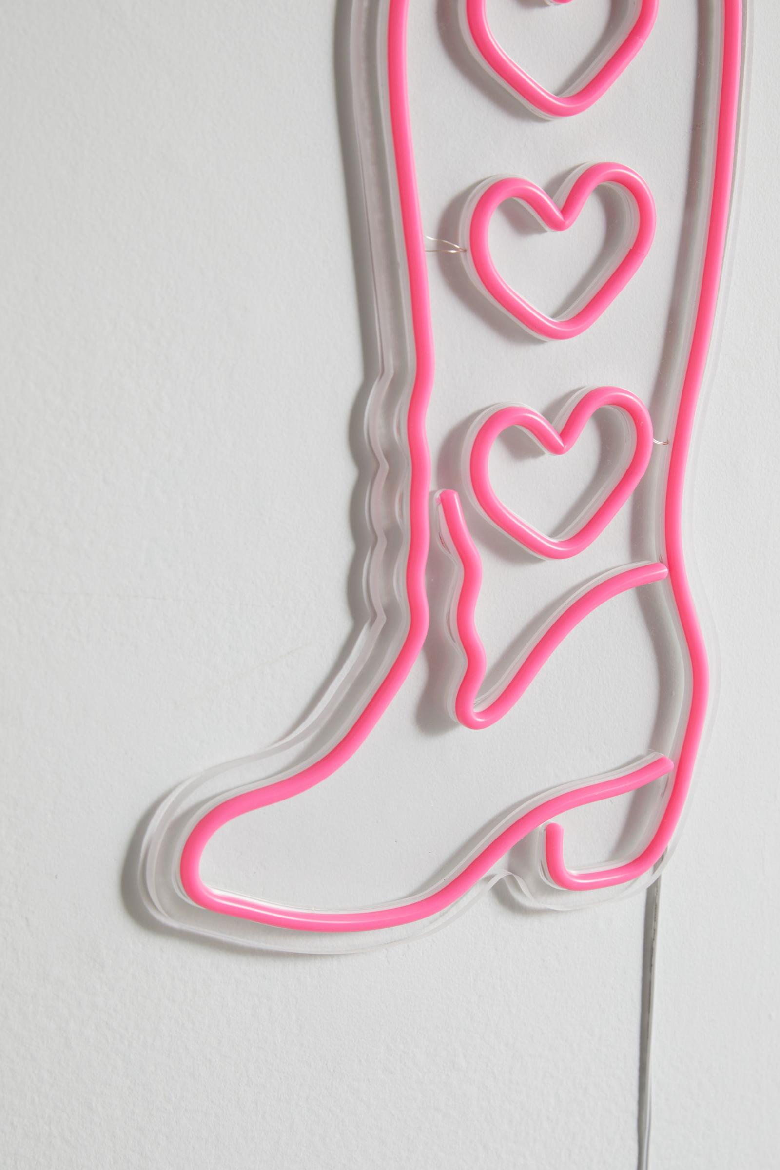 Cowgirl Boot Neon Sign | Urban Outfitters Australia - Clothing, Music ...