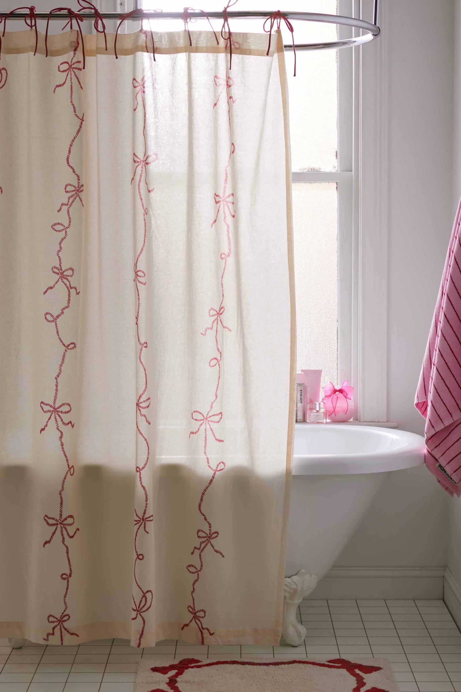 Lacey Bows Shower Curtain Urban Outfitters Mexico Clothing Music Home Accessories