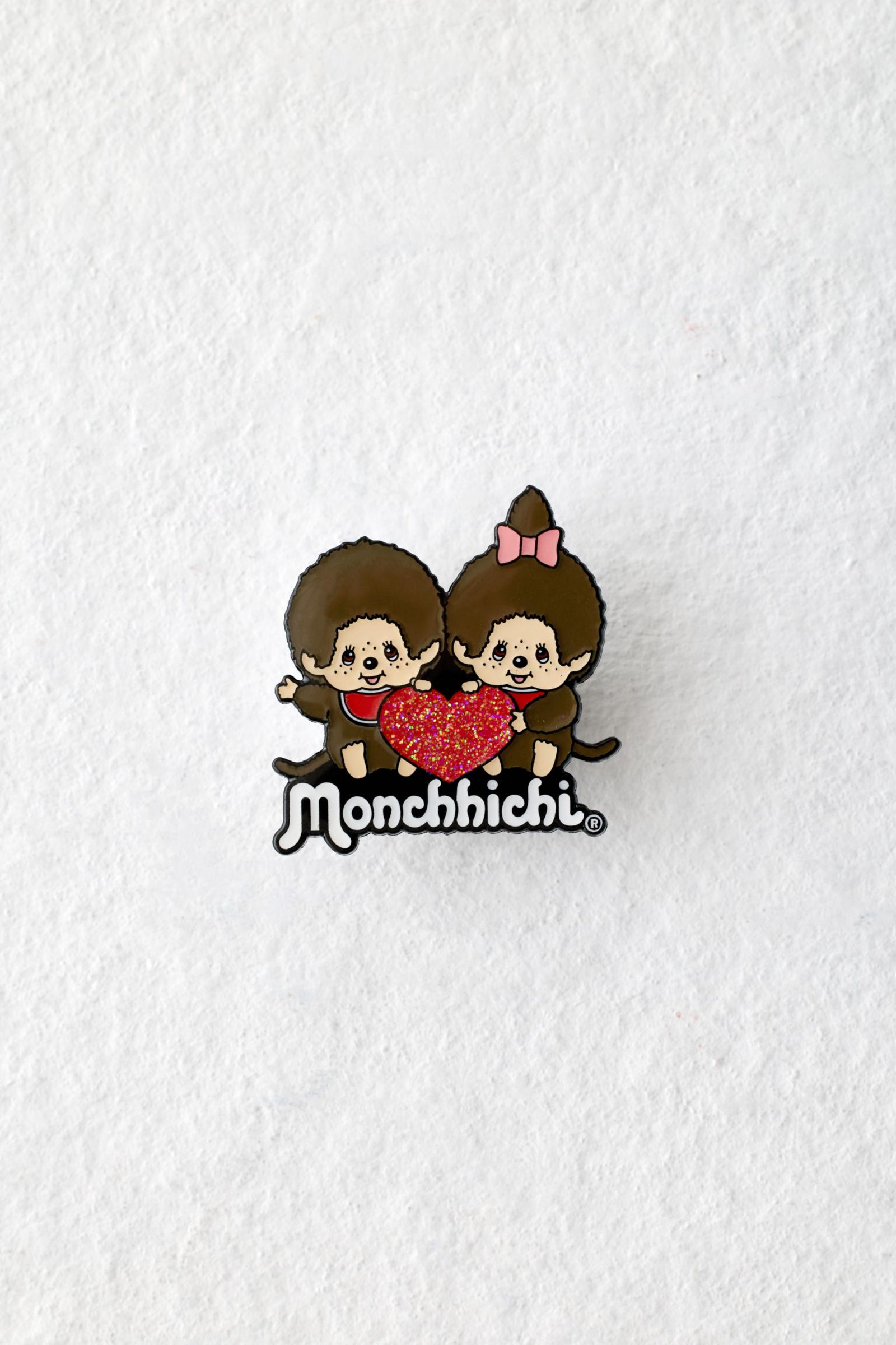 Monchhichi Heart Enamel Pin | Urban Outfitters Australia - Clothing ...