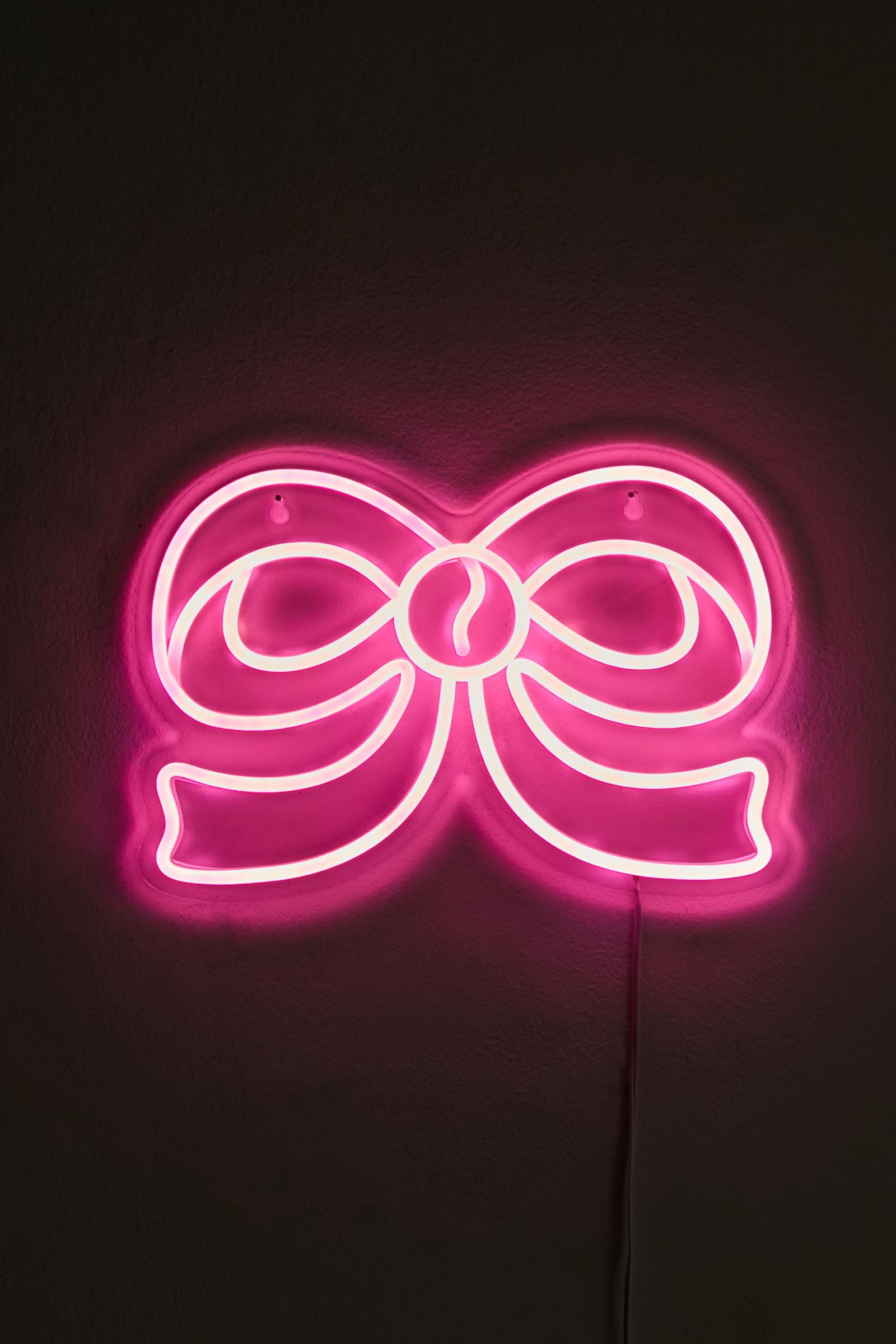 Bow Neon Sign | Urban Outfitters Australia - Clothing, Music, Home ...