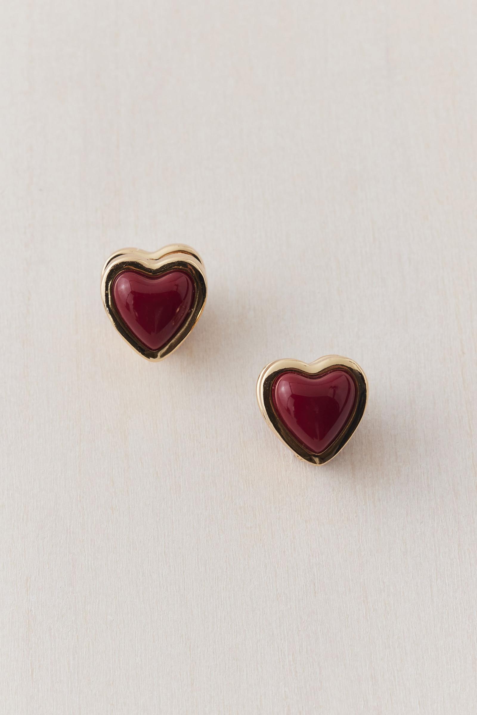 Red Heart Earring Urban Outfitters Taiwan Clothing Music Home Accessories