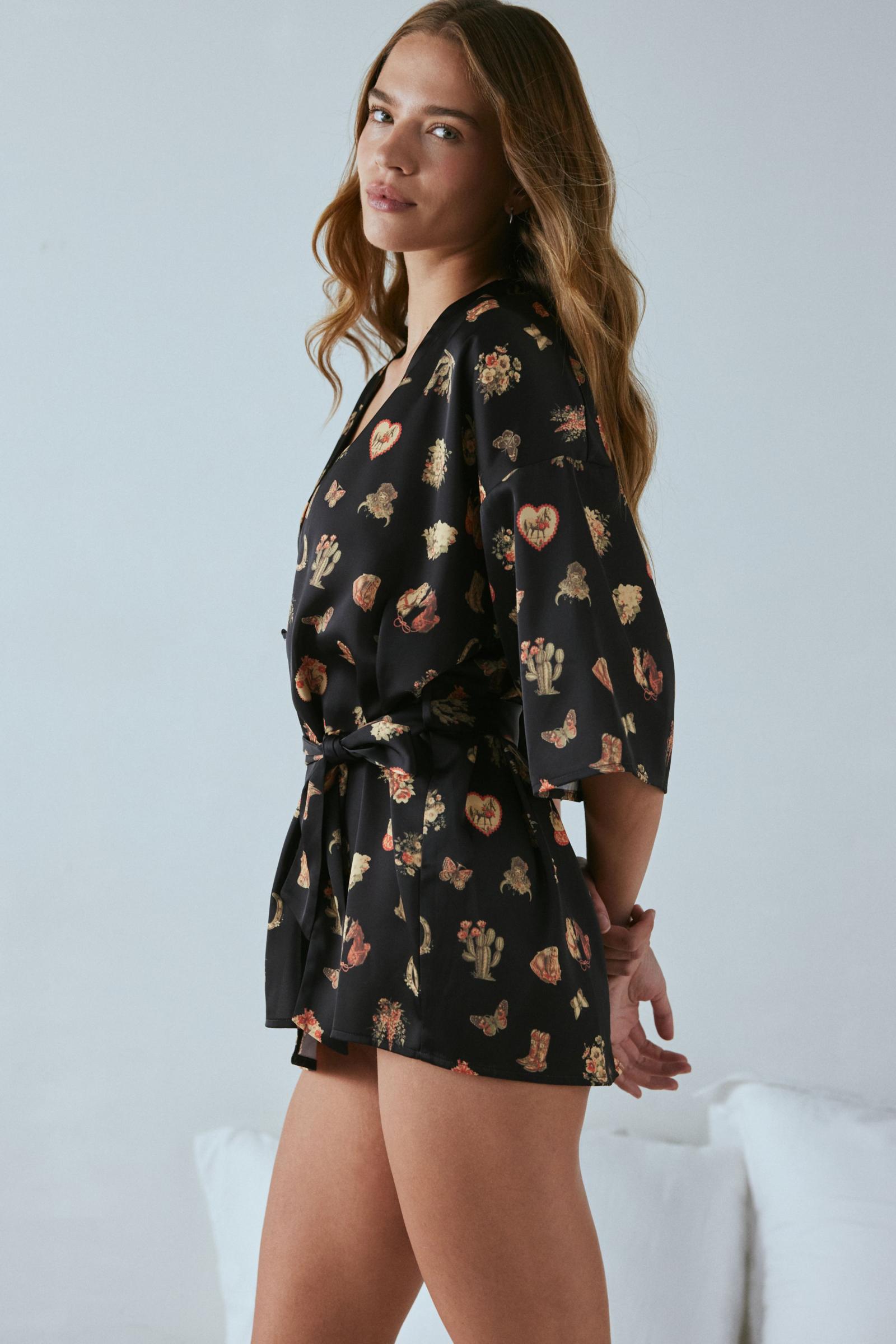 Out From Under Satin Dream Robe | Urban Outfitters Singapore - Clothing ...