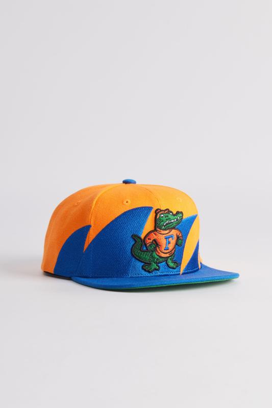 Mitchell & Ness NCAA University Of Florida Sharktooth Snapback Hat ...
