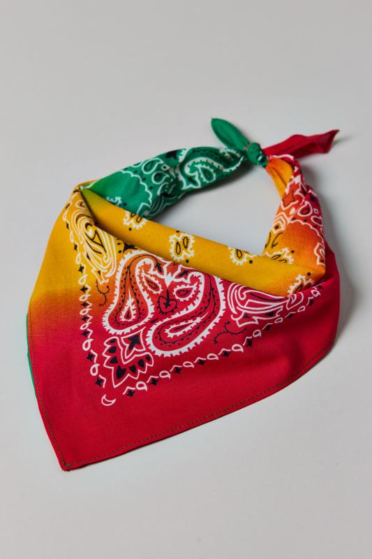 Bandana de algodón con estampado ombre | Urban Outfitters México - Ropa ...