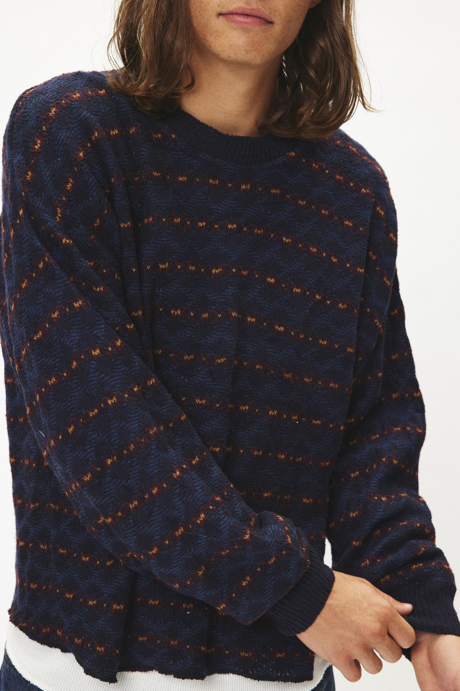 Urban Renewal Remade Patterned Boxy Cropped Crew Neck Sweater | Urban ...