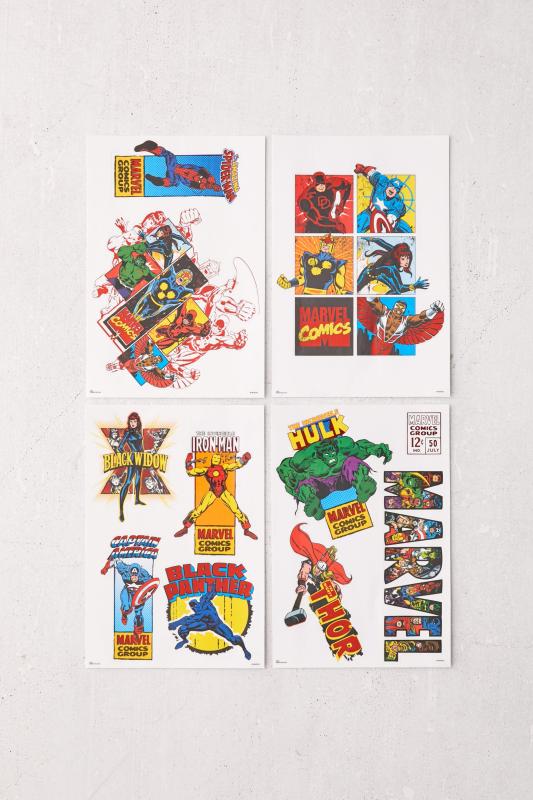 Marvel Decal Set | Urban Outfitters Australia