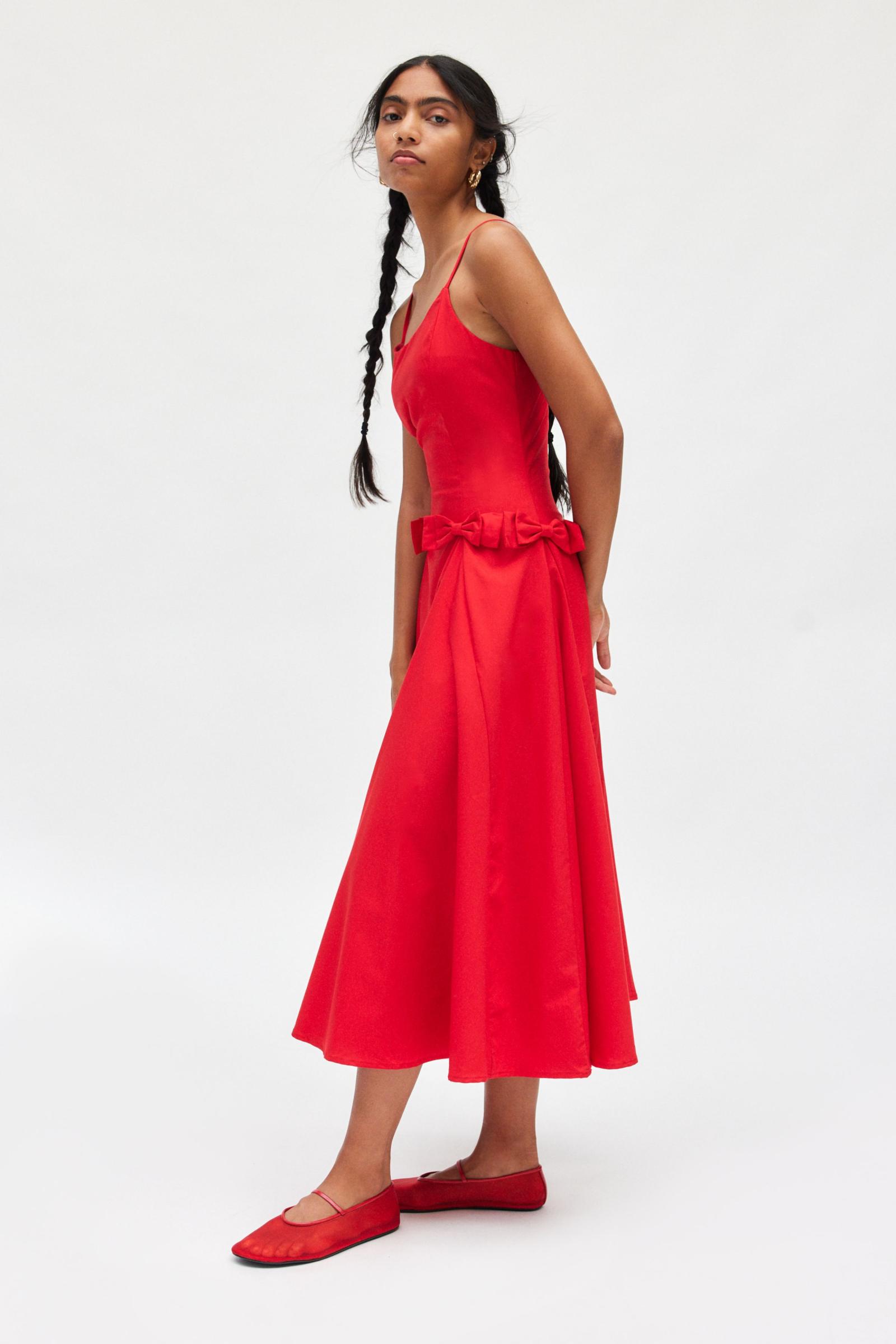 Sister Jane Minnie Bow Cami Midi Dress | Urban Outfitters Japan ...