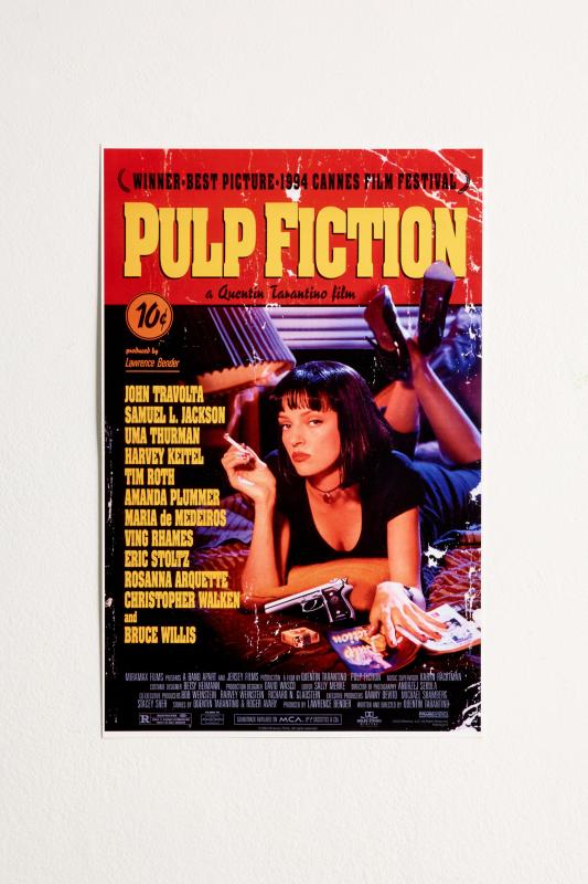 Pulp Fiction Movie Poster | Urban Outfitters Japan - Clothing, Music ...