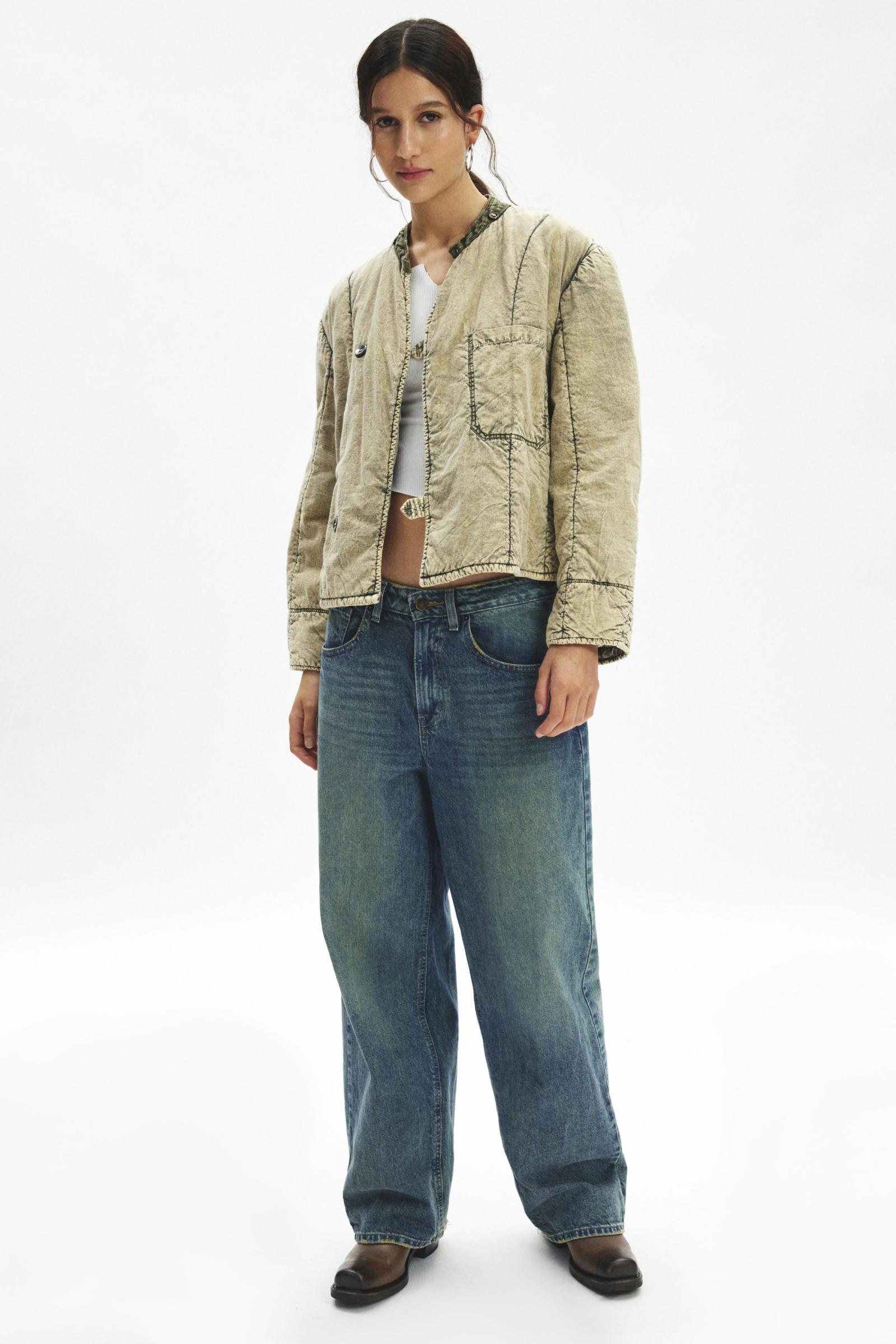 Urban Renewal Remade Acid Wash Liner Jacket | Urban Outfitters Korea ...