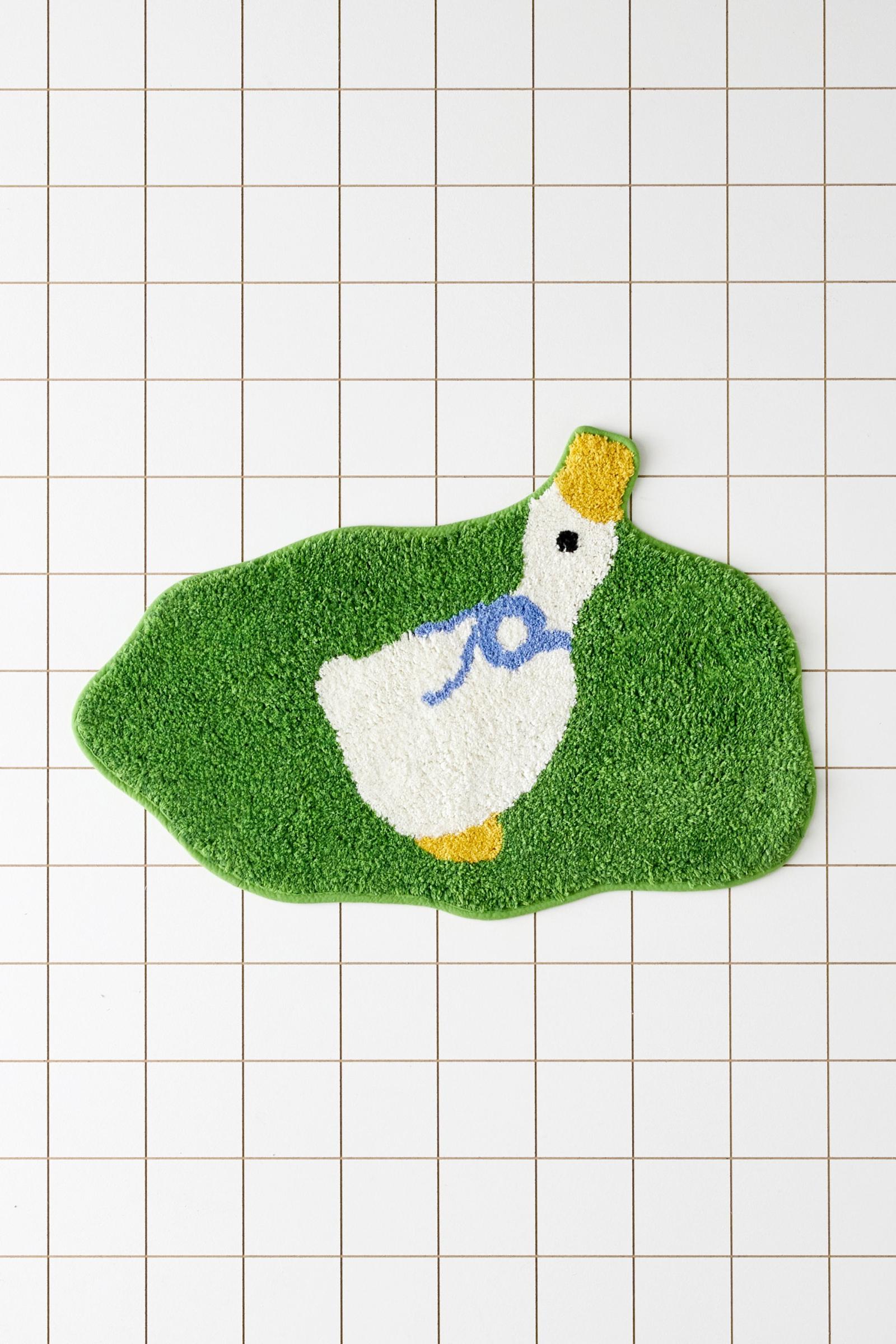 Cheeky Goose Shape Tufted Bath Mat | Urban Outfitters Korea - Clothing ...